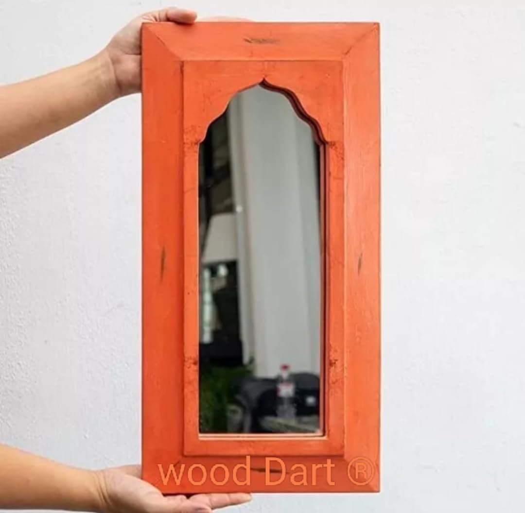 Wooden Mirror jharoka Frame with Mirror - Walmart.com