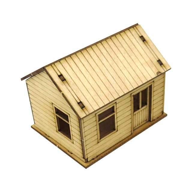 Wooden Model Kits 1/72 European Building Model Kits Ornaments ...