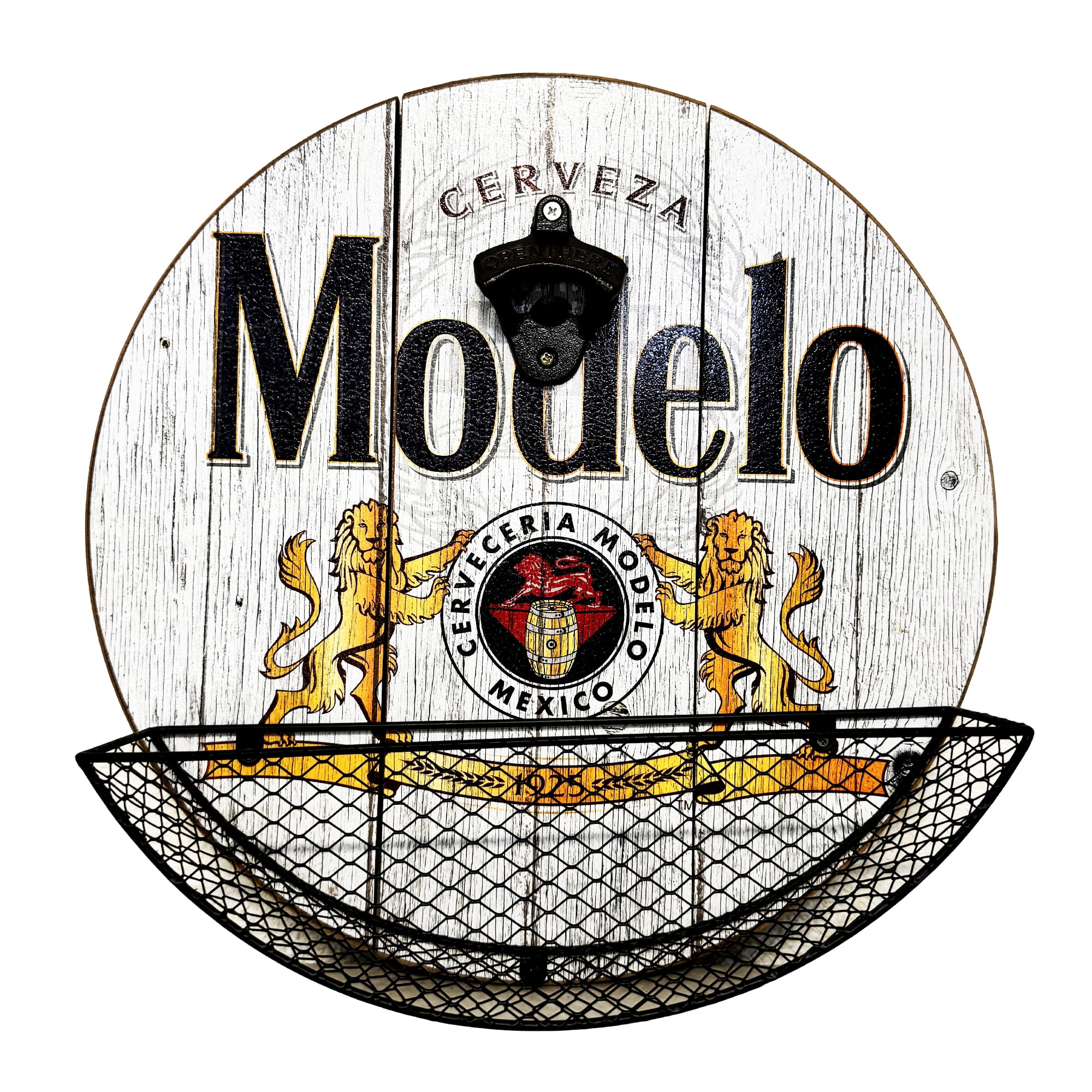 Wooden Modlo Bottle Opener With Cap Collector Catcher - Walmart.com