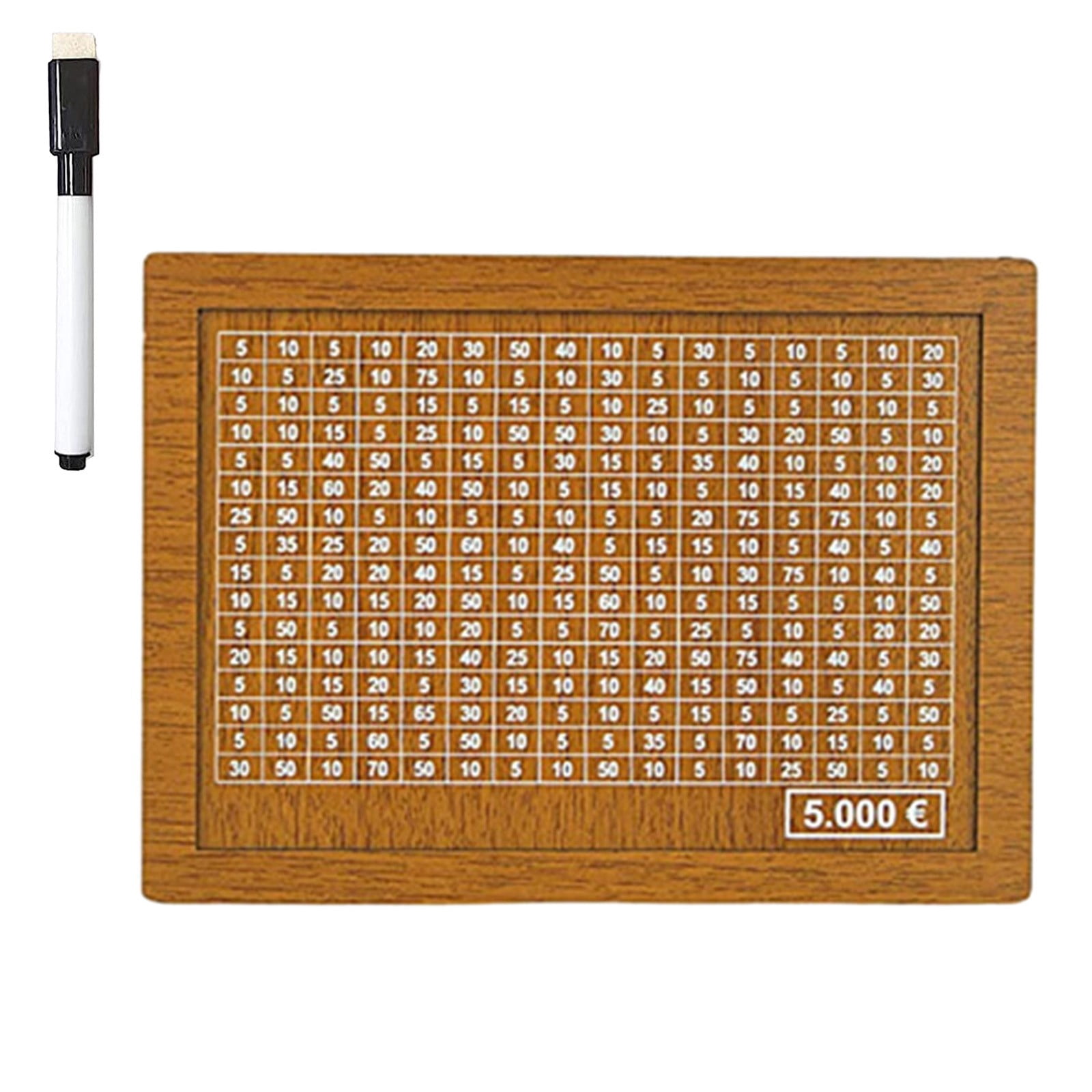 Wooden Money Box (4 Sizes) with Pen Money Box with Counter Children's ...
