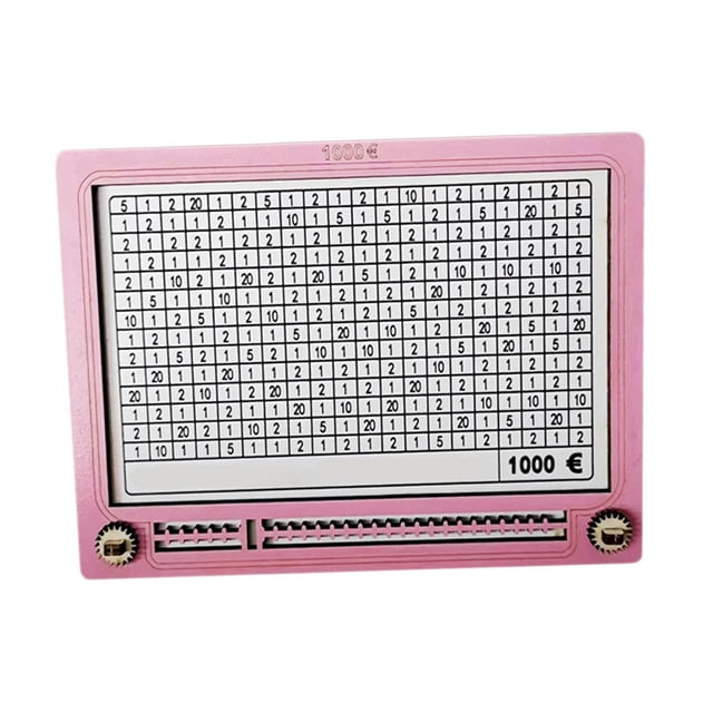 Wooden Money Box with Saving Money Goal Counter Reusable Home Use Coin ...