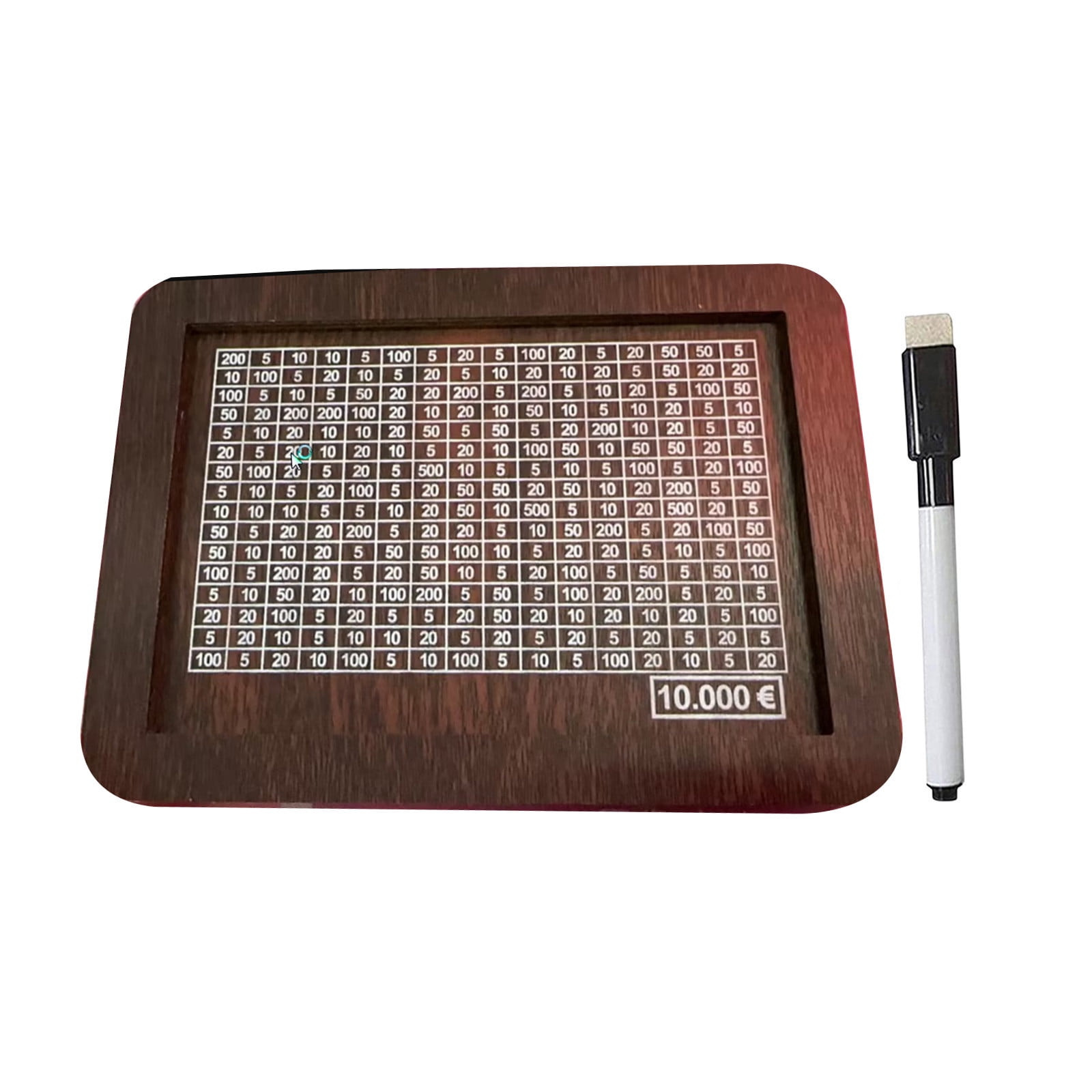 Wooden Money Box with Money and Numbers with Counter Crafts Portable ...