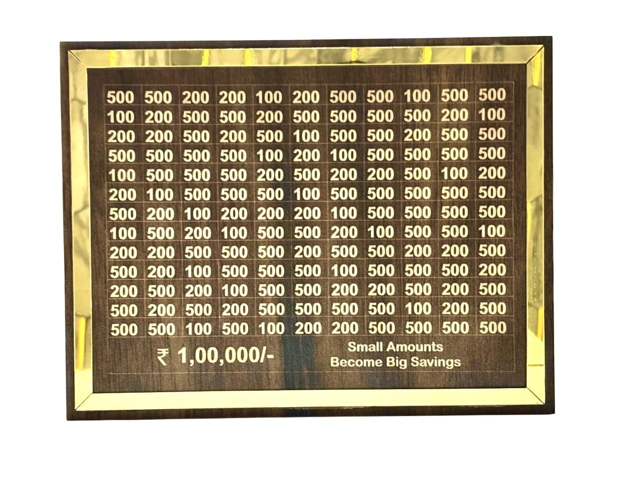 Wooden Money Saving Box Cash Saver Money Box with Counting Target ...