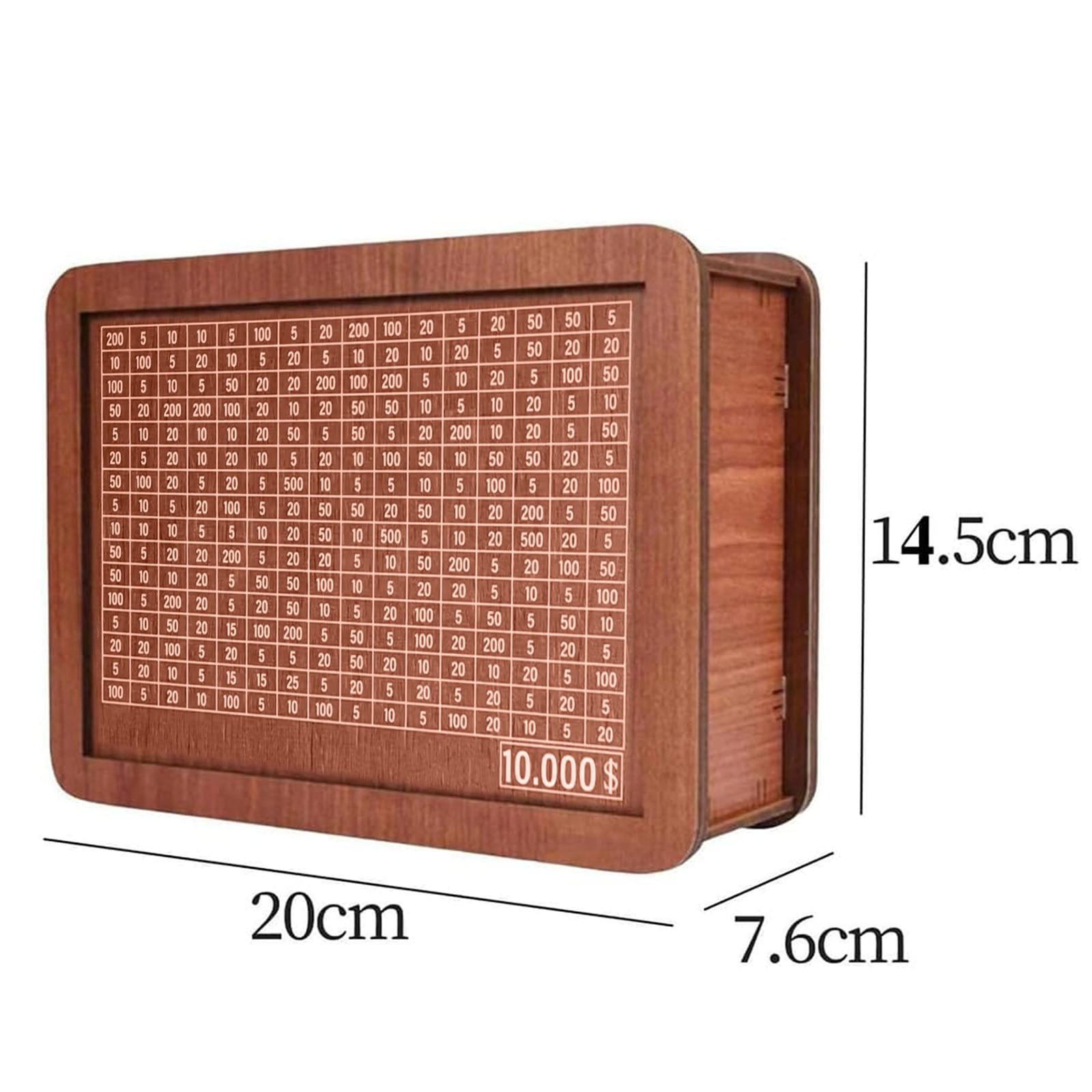 Wooden Money Saving Box Cash Wooden Savings Box Wooden Cash Money Box ...