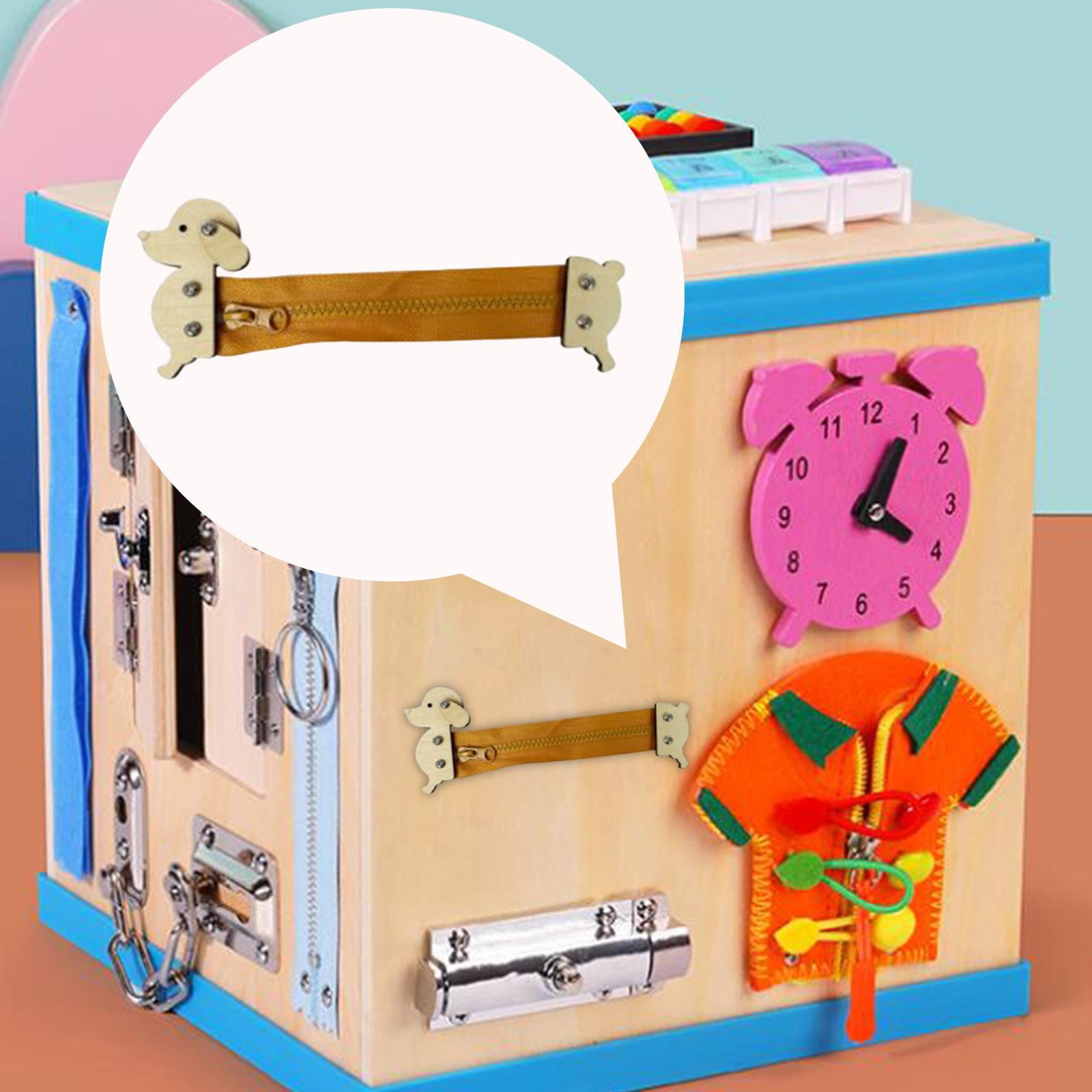Wooden Montessori Busy Board DIY Accessories Sensory Board ,Activity ...