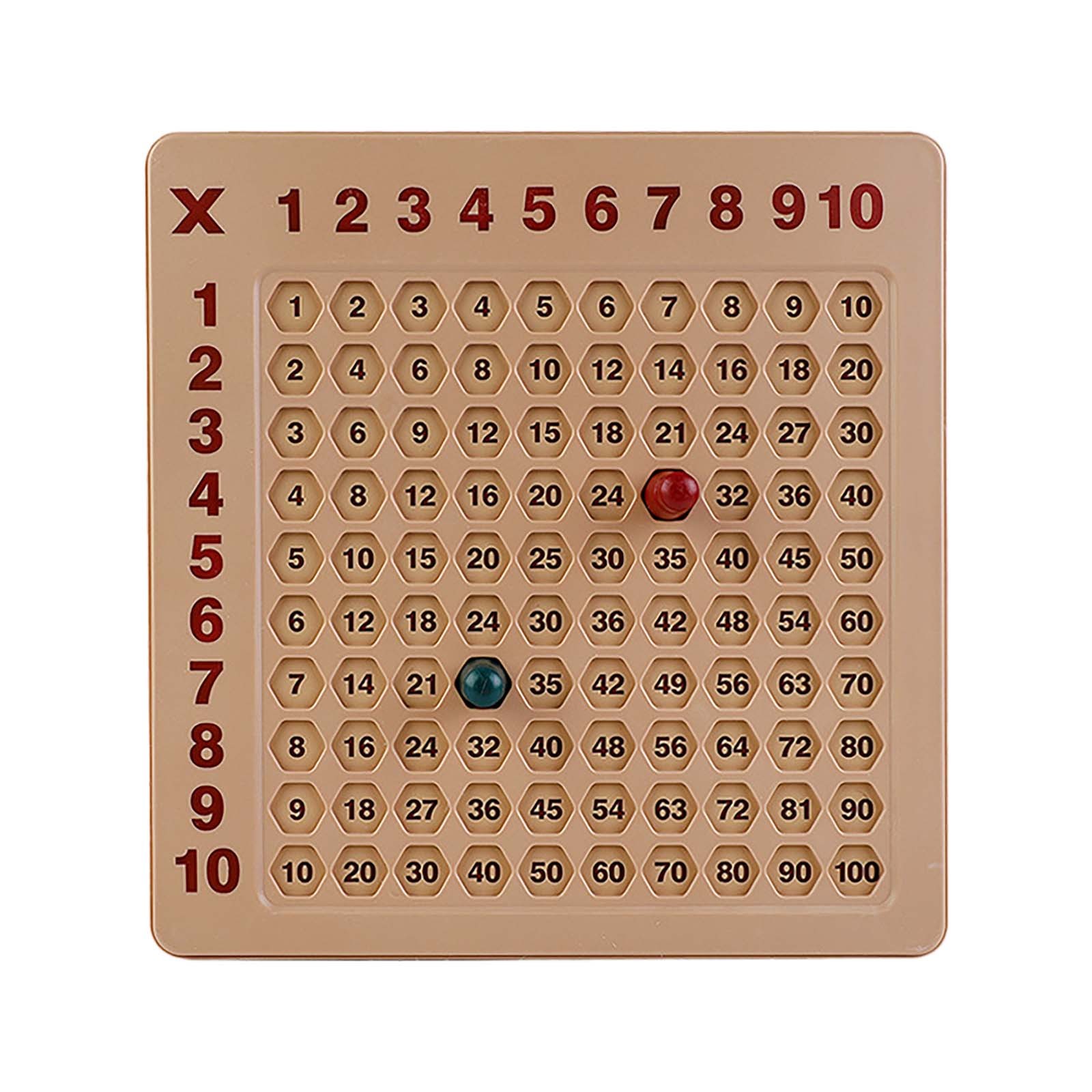 Wooden Montessori Multiplication Addition Board Game Montessori Toy ...
