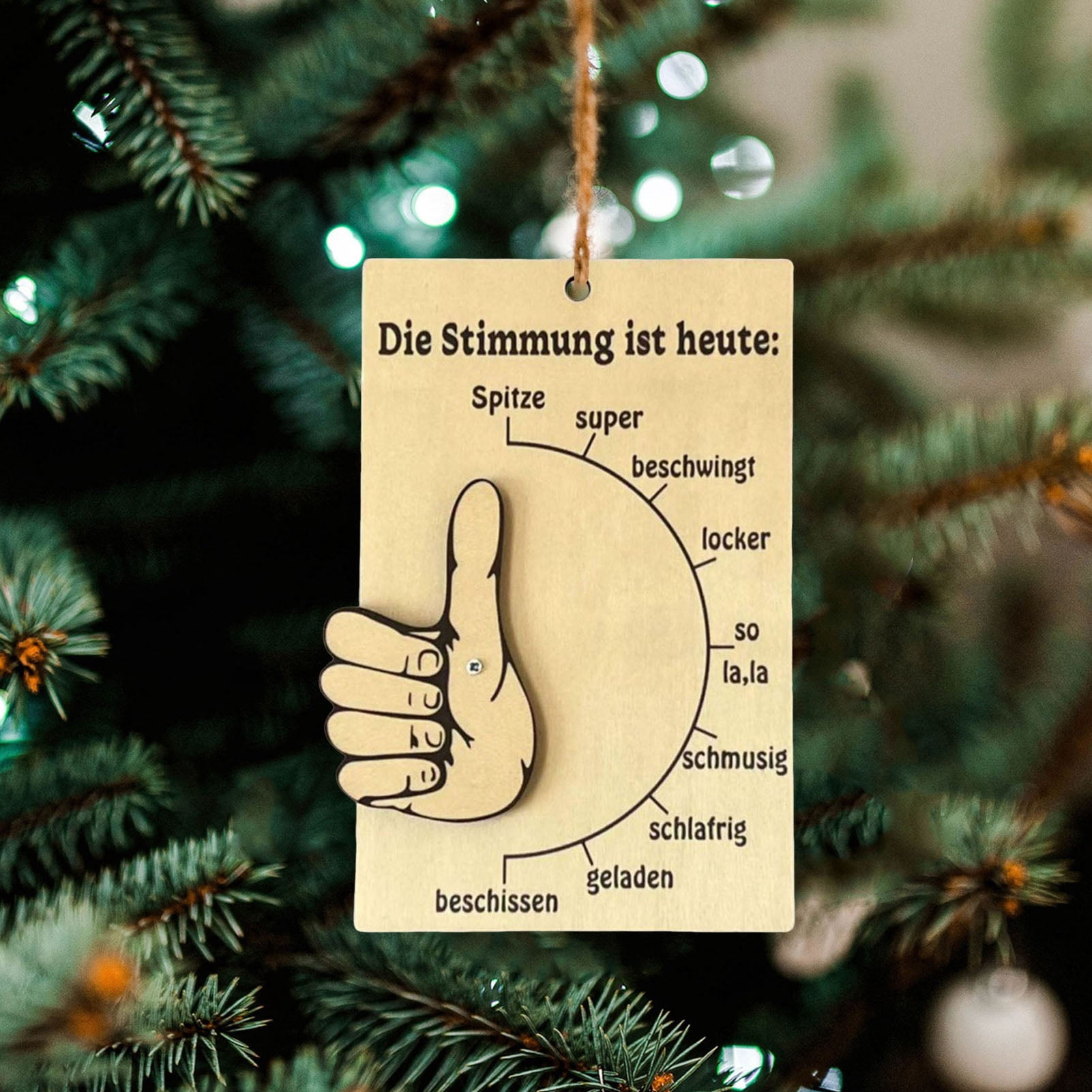 Wooden Mood Barometers - 1 Pc/2 Pcs/3 Pcs Wall Decor Mood Reflection ...