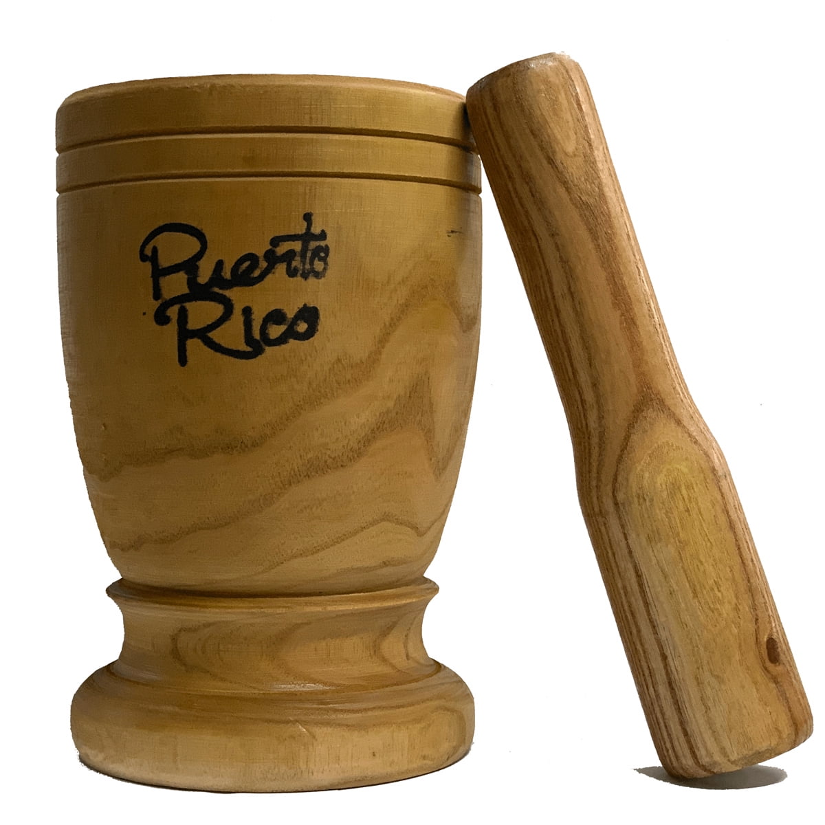 Wooden Mortar Puerto Rico Big Pilon - Walmart.com
