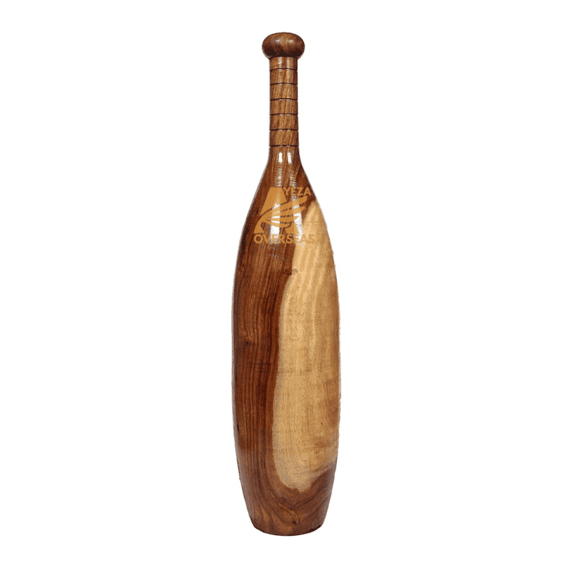 Wooden Mugdar, Indian Club Exercise Equipment, Natural Wood, Oval Shape ...