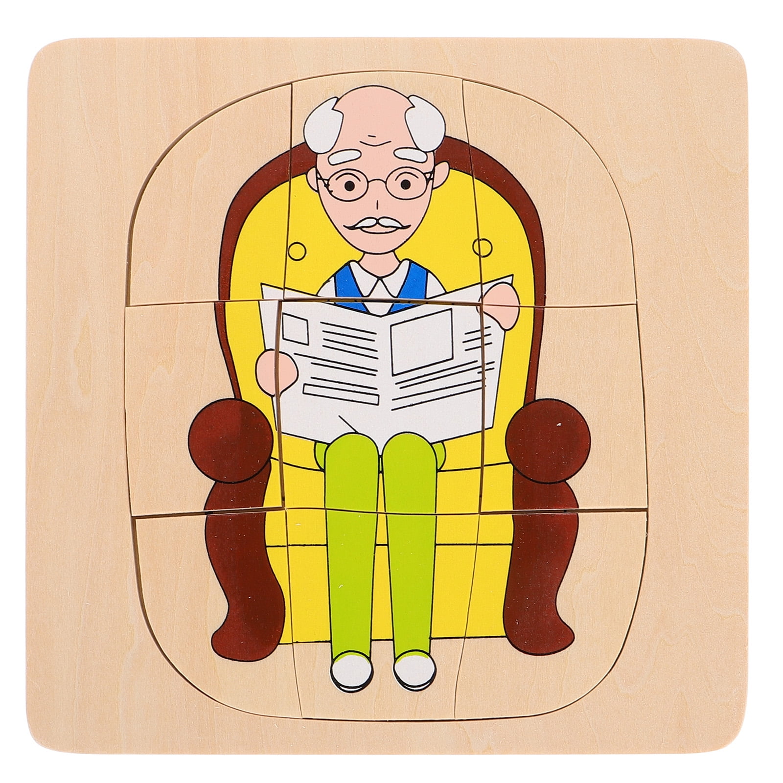 Wooden Multi-Layered Puzzles Human Body Puzzle for Kids Montessori Life ...