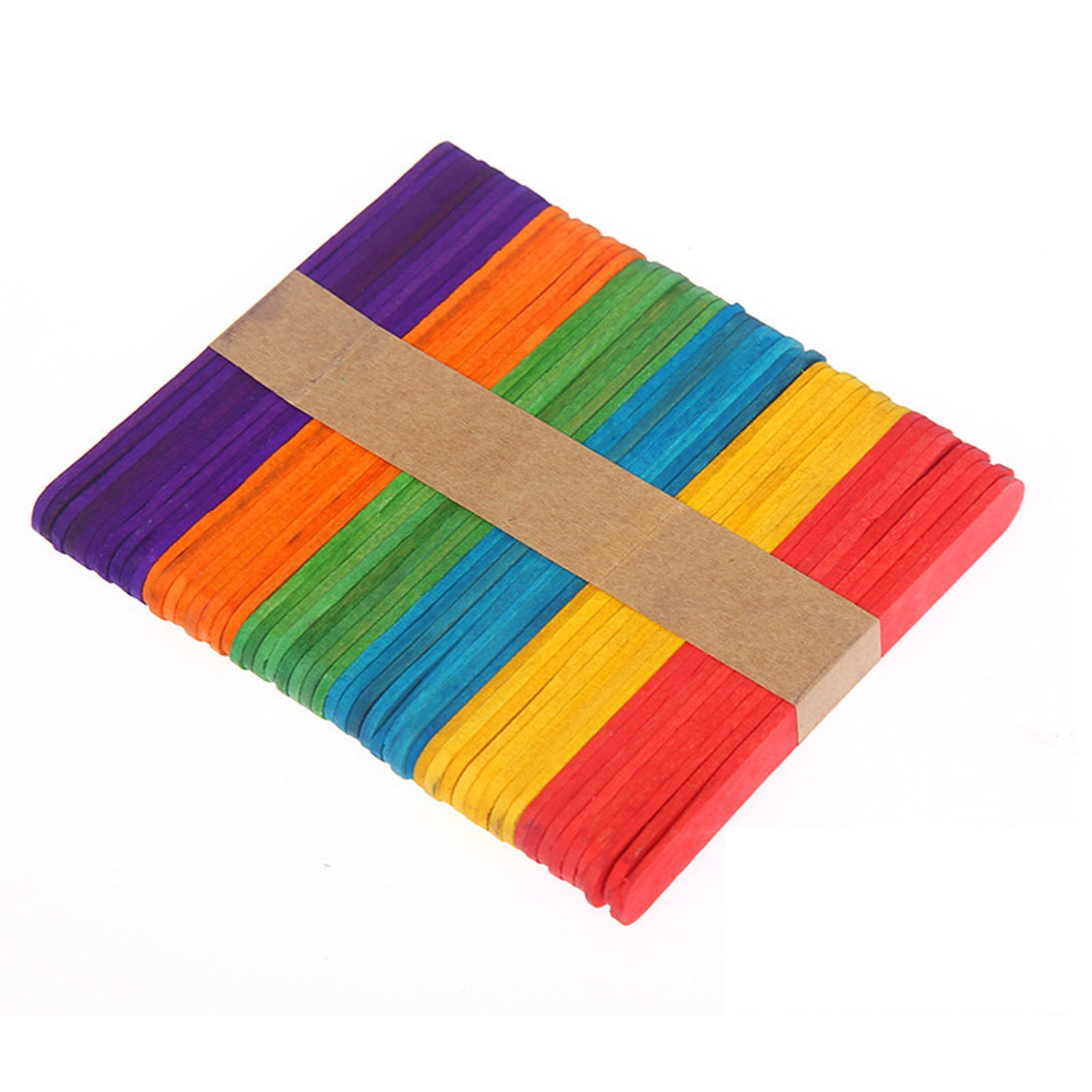 MARCUVMK Wooden Multi - Purpose Sticks Craft ICES Ice Cream Wax Waxing ...