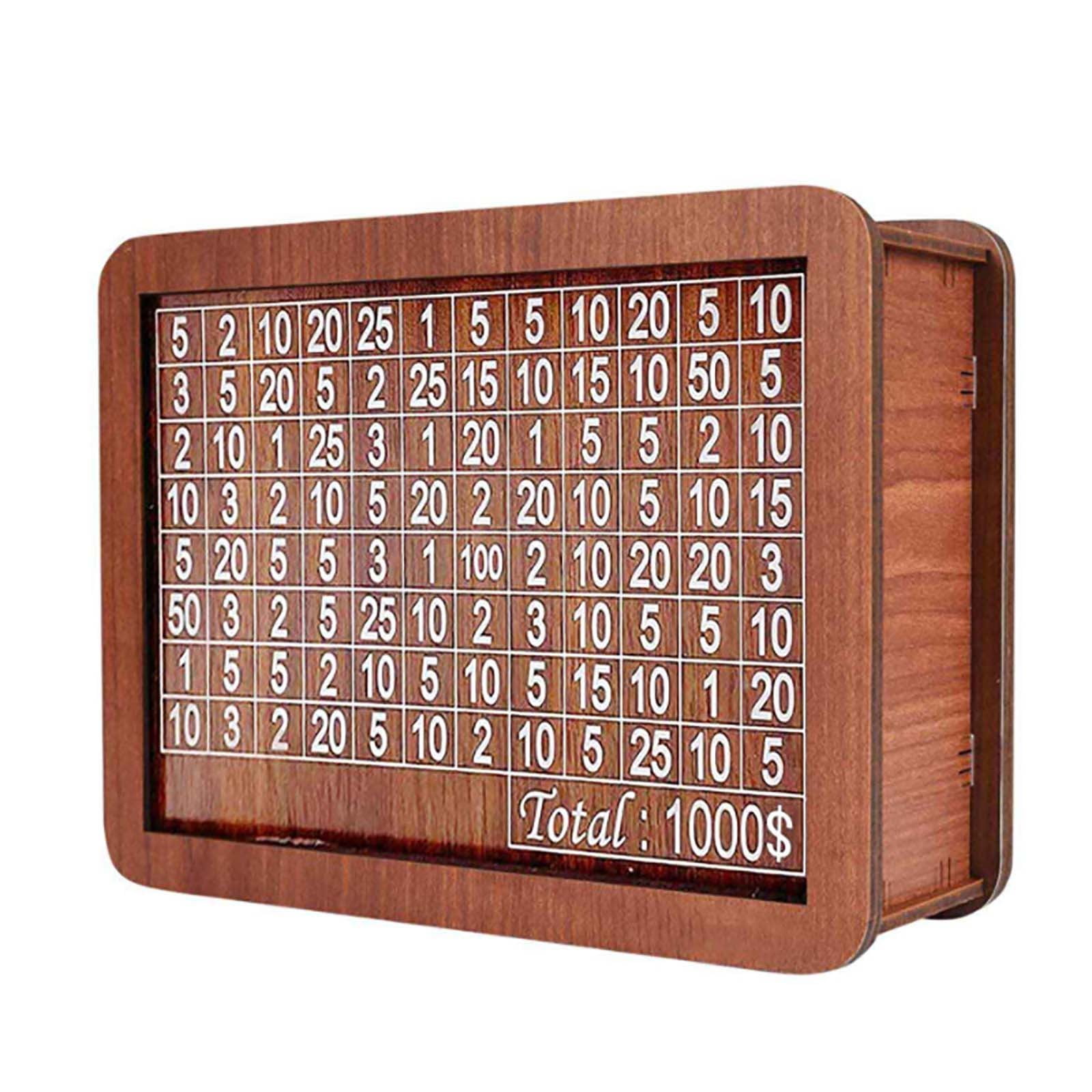 Wooden Multiplication Table Board Game for Kids & Adults Educational ...