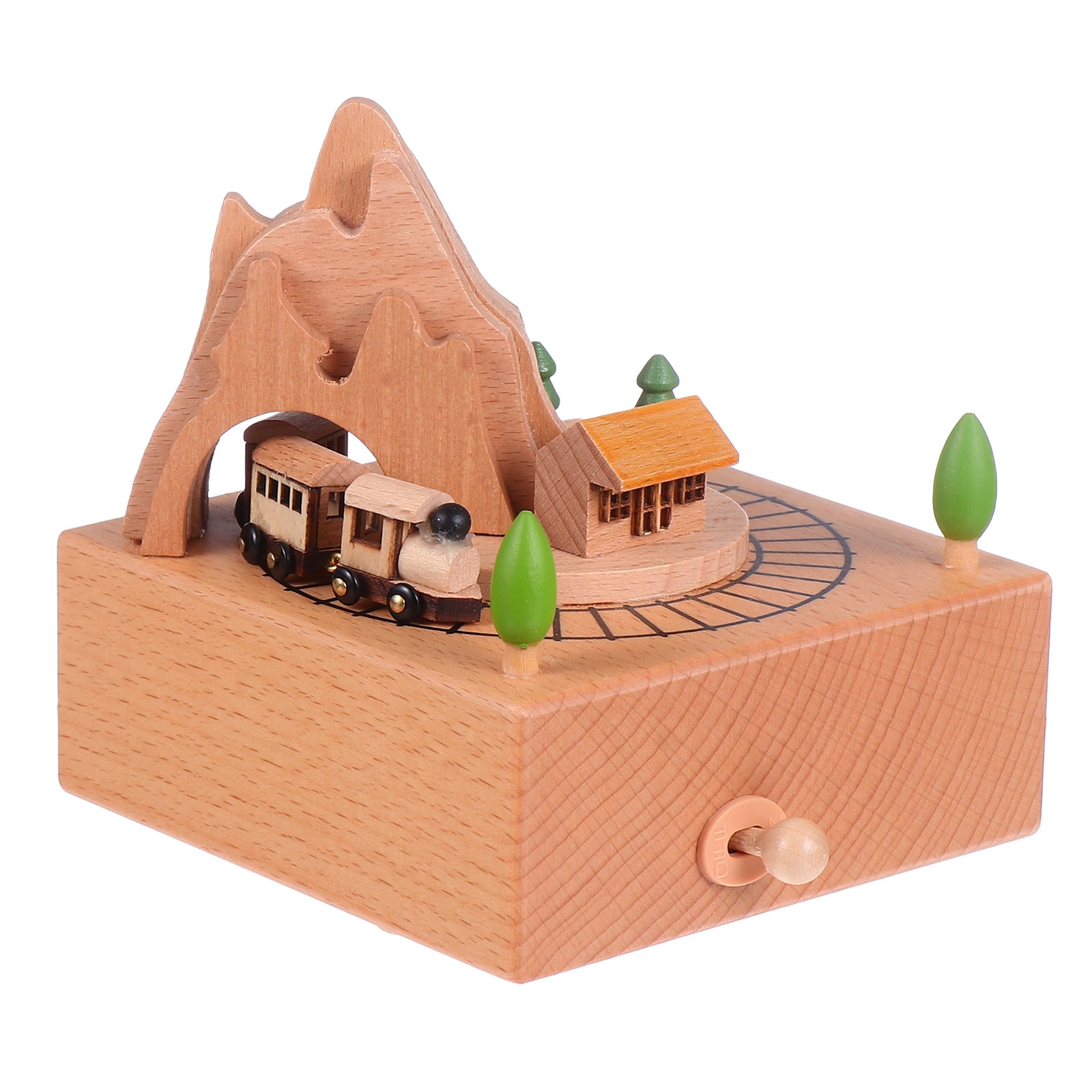 Wooden Music Box Toy Gifts Jewelry Musical Boxes Toys for Kids ...