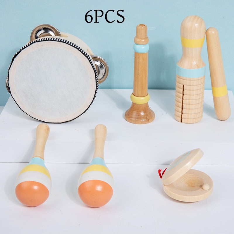 Wooden Musical Instrument Toys Percussion Xylophone Montessori Music ...