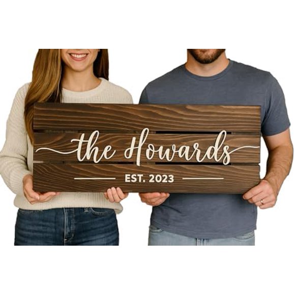 Personalized Rustic Wood Signs