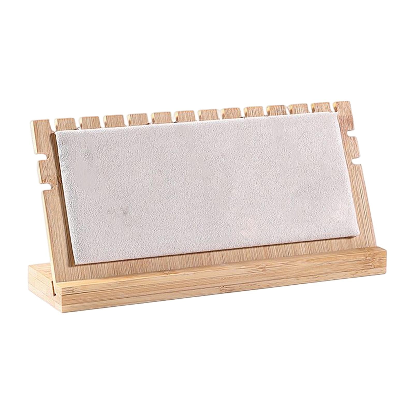 Wooden Necklace Display Stand, Freestanding Tabletop Display Boards ...