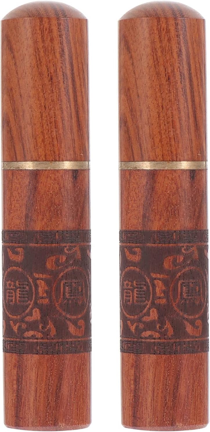 Wooden Needle Case Needle Tubes: Wood Sewing Needles Holder Container ...