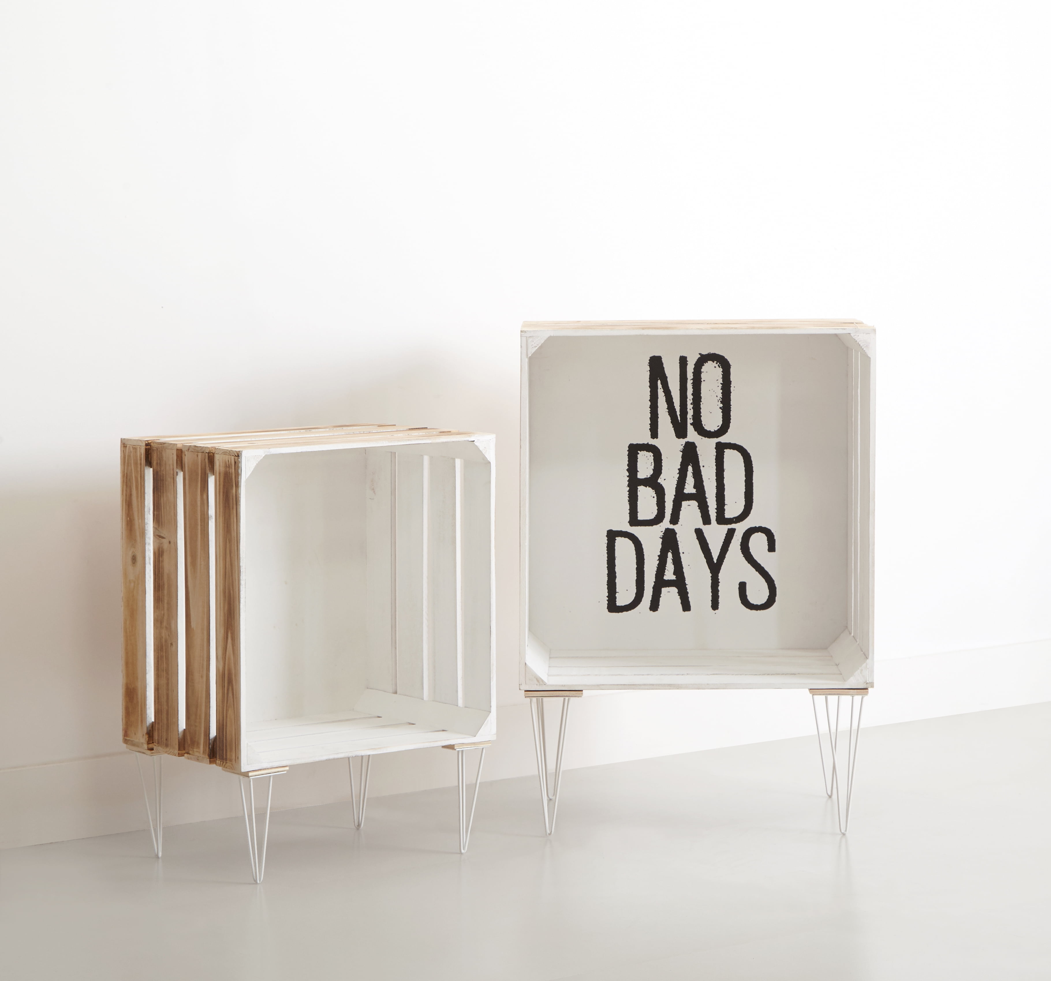 Wooden Nested Furniture Storage Crates, 1 Inspirational text crate and ...