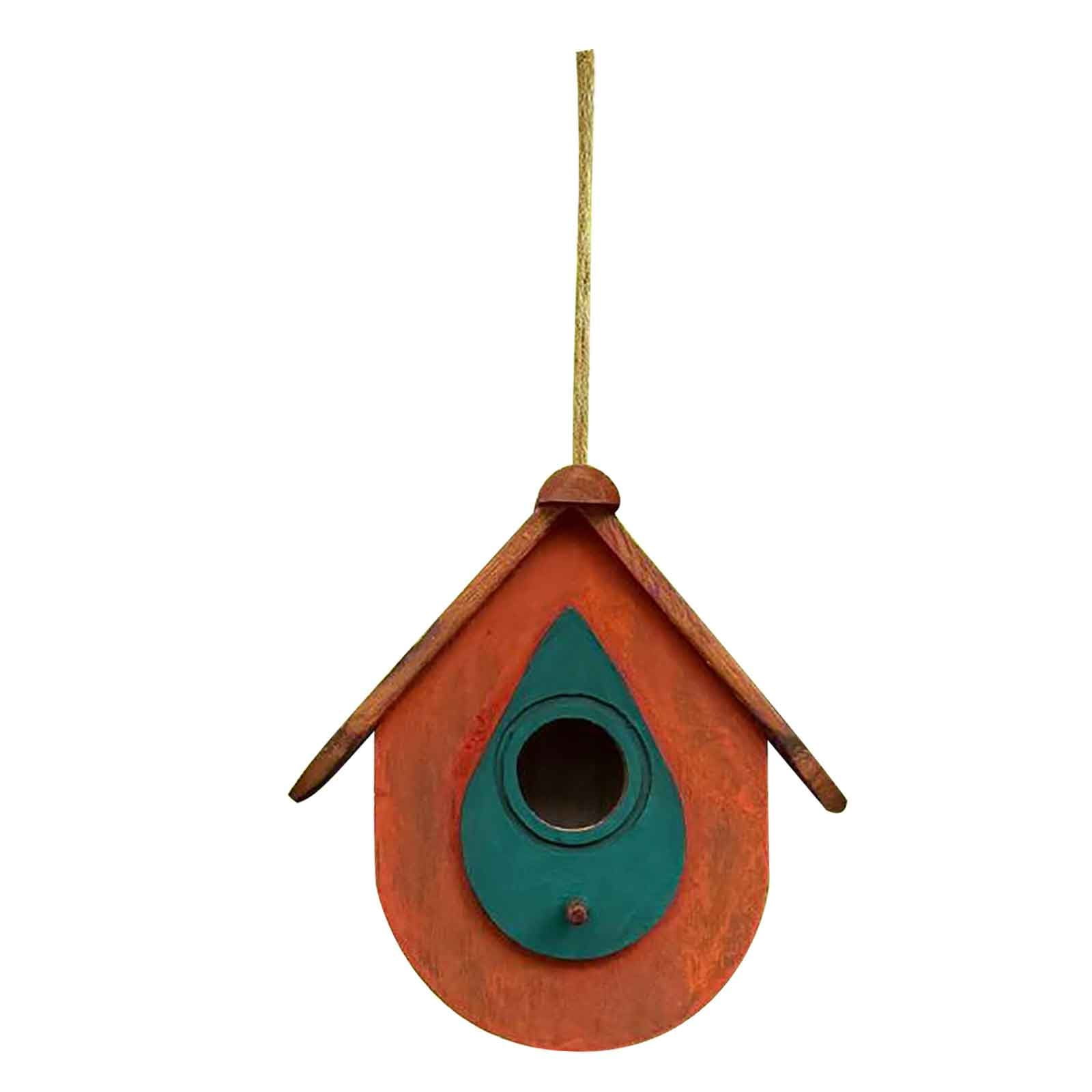 Wooden Nests Feeder Paulownia House Pastorals Outdoor Hanging Gardening ...