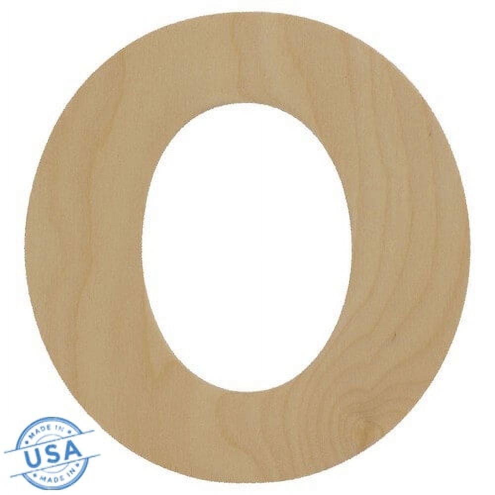 Wooden Number 0 Cutouts 12", Pack of 5 Wooden Numbers for Wall Decor ...