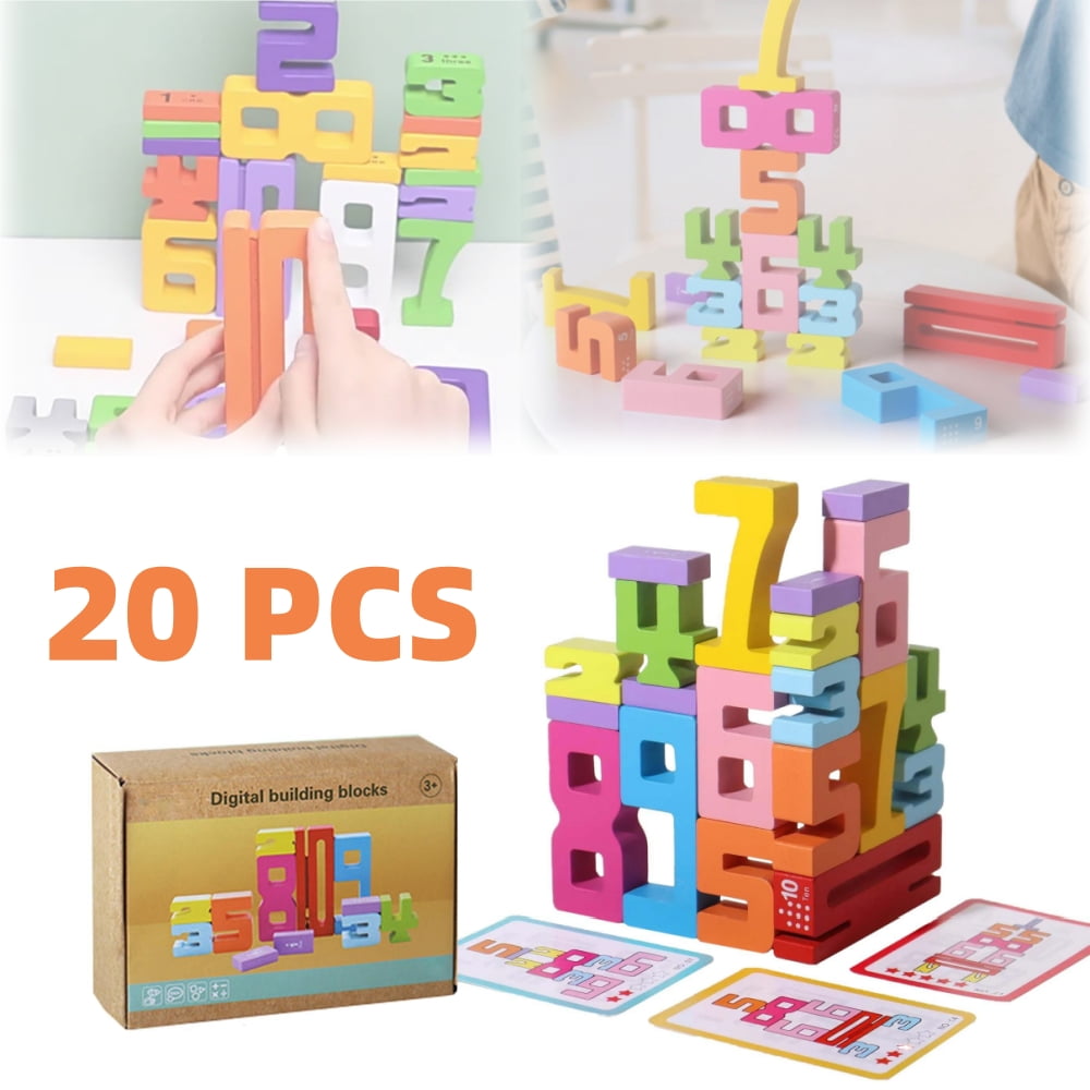 Wooden Numberblocks Toys, Number Blocks Toys for Kids, Large Number ...
