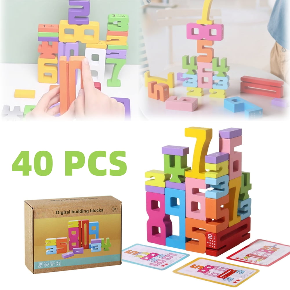 Wooden Numberblocks Toys, Number Blocks Toys for Kids, Large Number ...