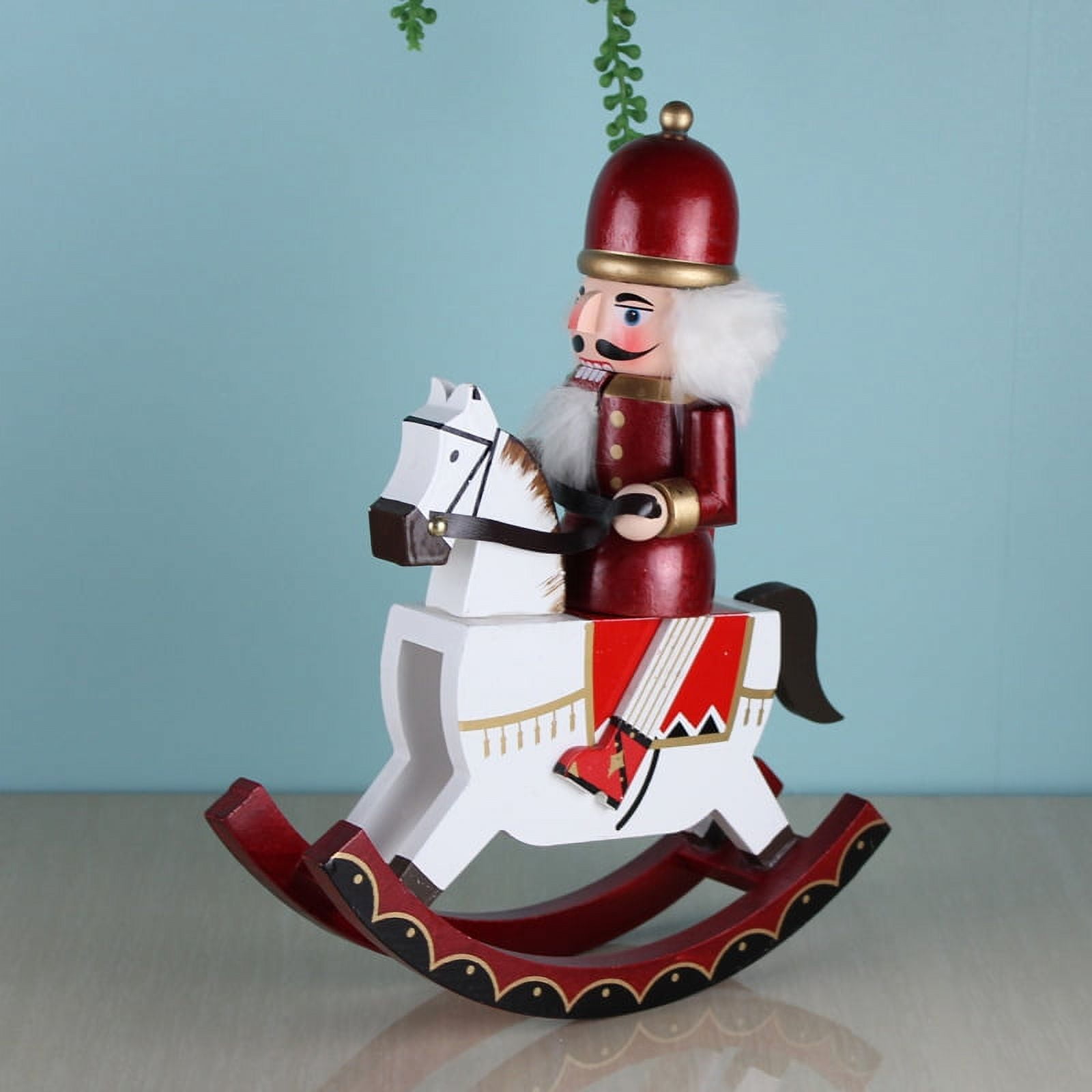 Wooden Nutcracker Festive Christmas Nutcracker Craft Wooden Horse ...