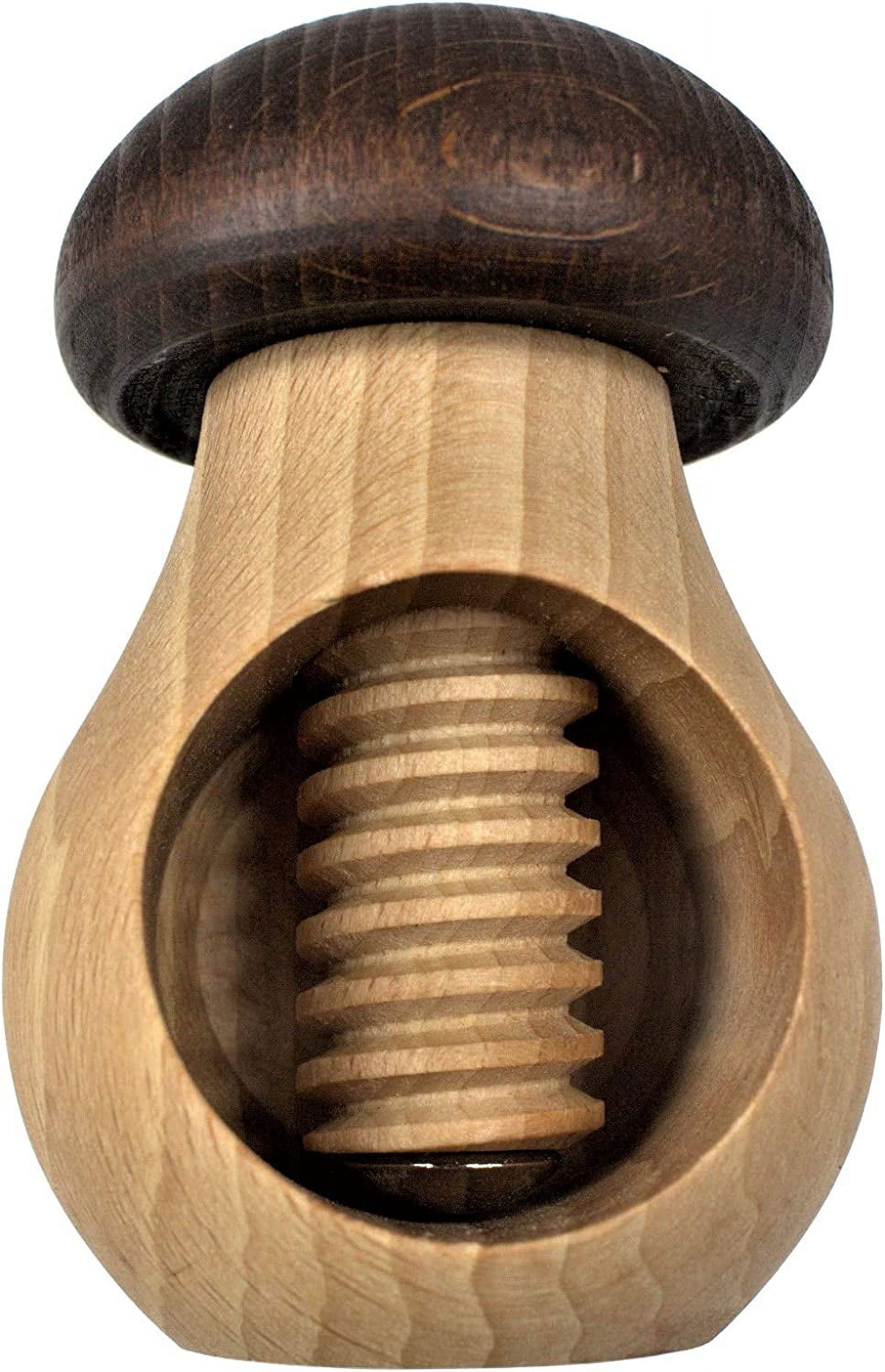 Wooden Nutcracker Mushroom - Nut Cracker Tool Crack Nuts Easy Screw ...