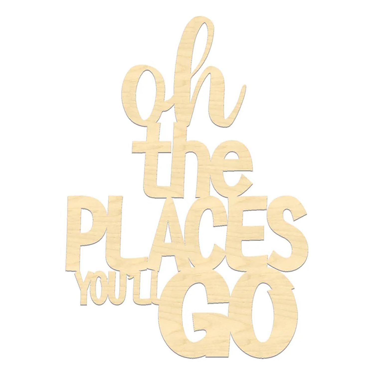 Wooden Oh The FEV6 Places You'll Go Sign for Backdrop,The Places You'll ...