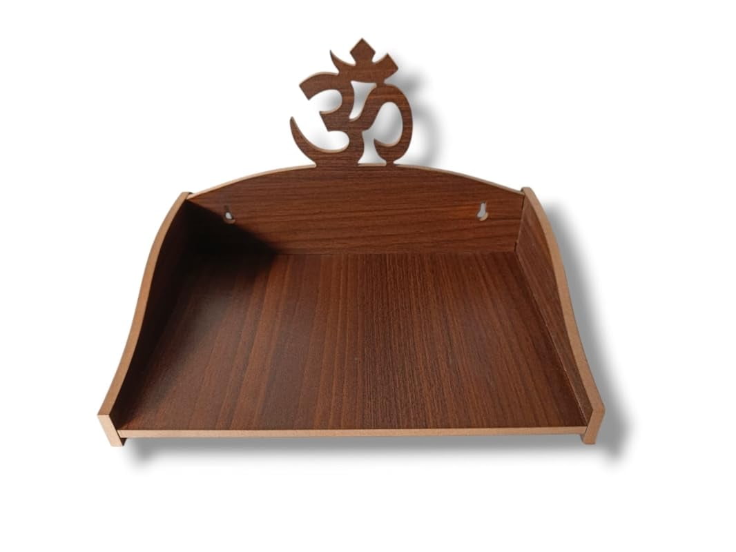 Wooden Om Wall Mount Hindu Symbol Om Mandir Wall Decor Temple Laddu ...