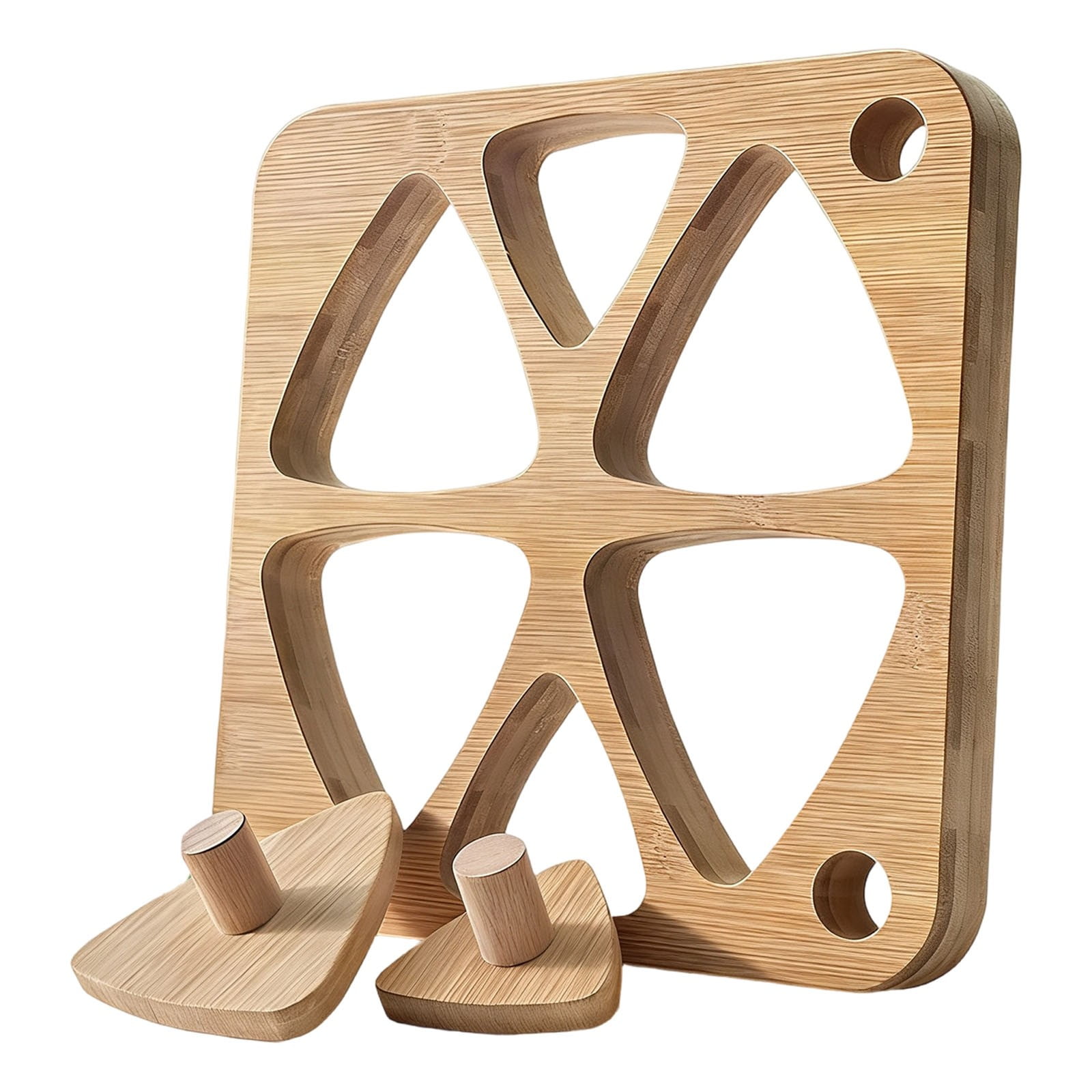 Wooden Onigiri Rice Maker Set - Traditional Japanese Rice Ball Mold with Compacting Plate ...