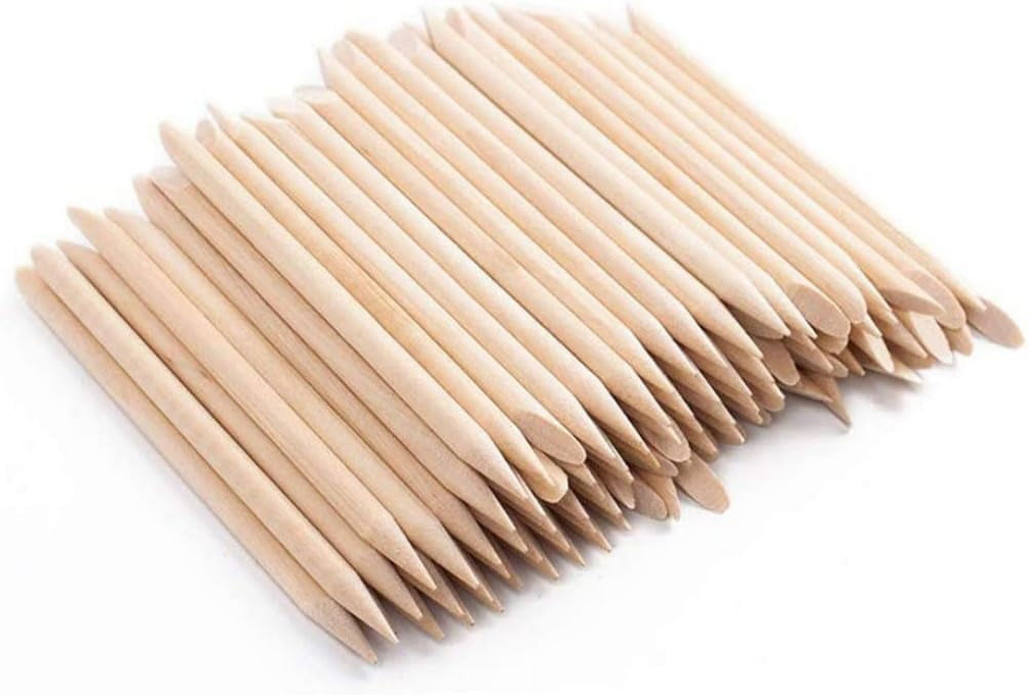 Trinyaa Wooden Orange Sticks, Nail Cuticle Pusher Remover Manicure ...