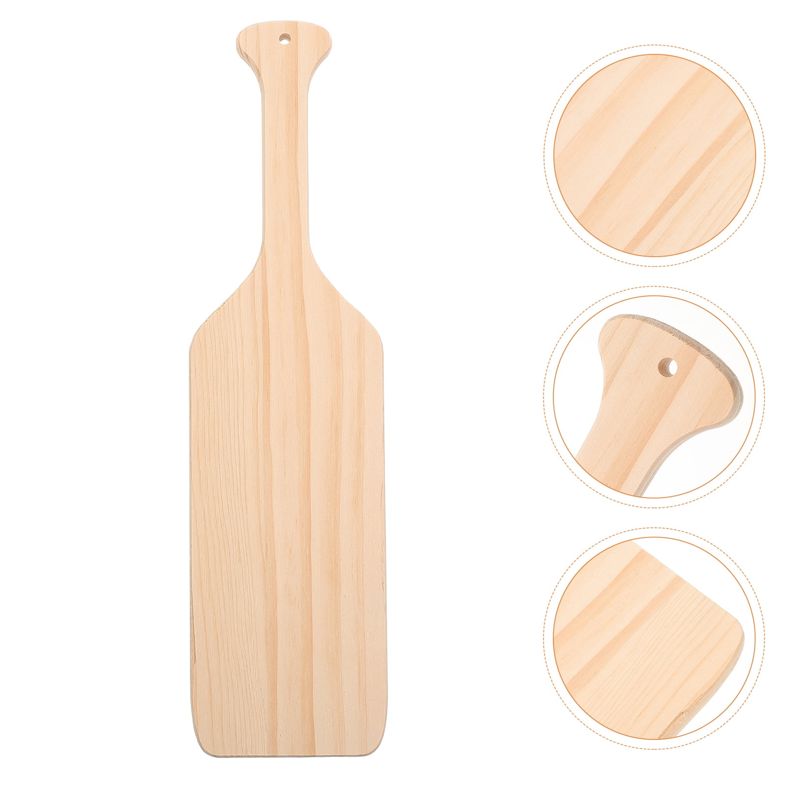 OUNONA Wooden Paddle Craft for DIY Home Decor Multi Unfinished Plastic ...