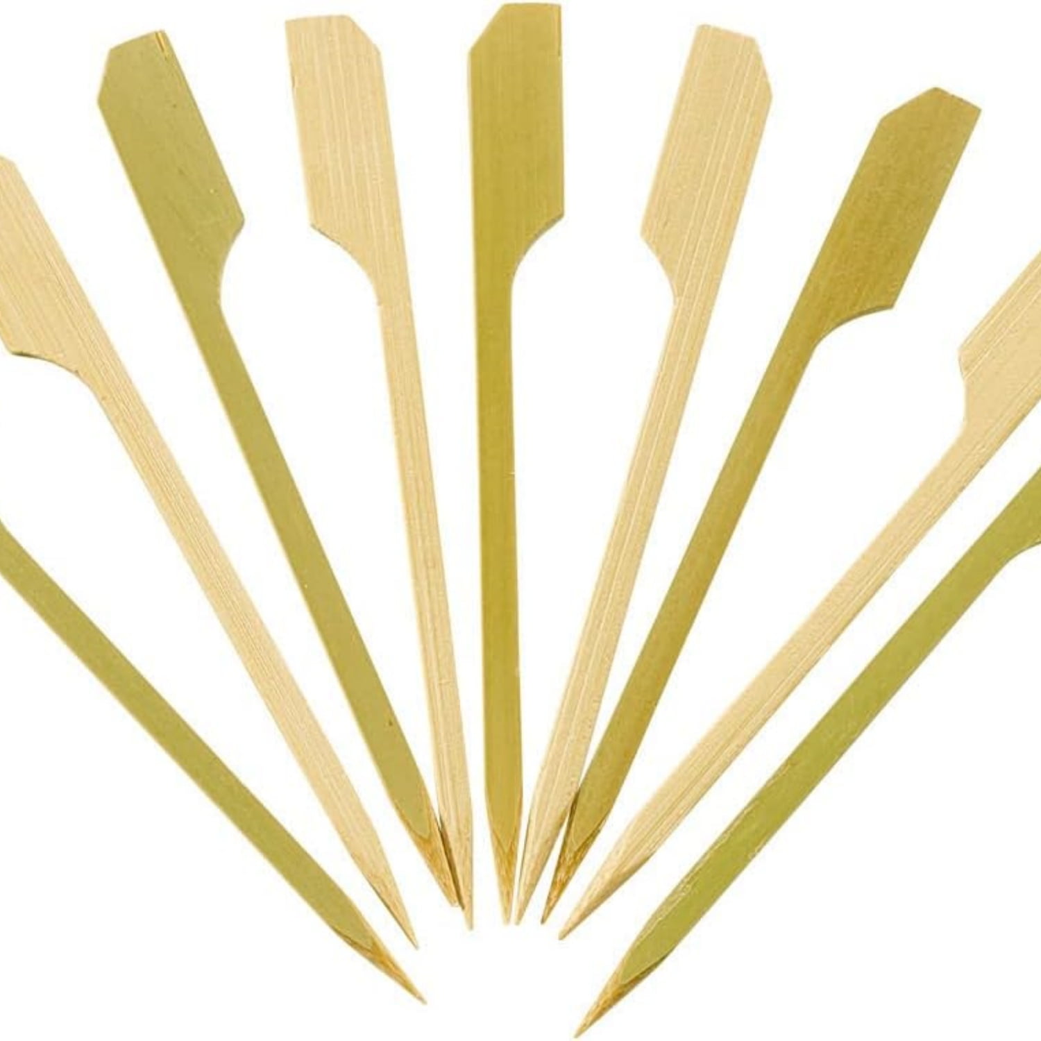 Wooden Paddle Picks, Bamboo Skewers - Toothpicks For Cocktails ...