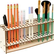 Craft Paint Storage Organizer 63 Holes Vertical Paint Rack Stand Wall ...