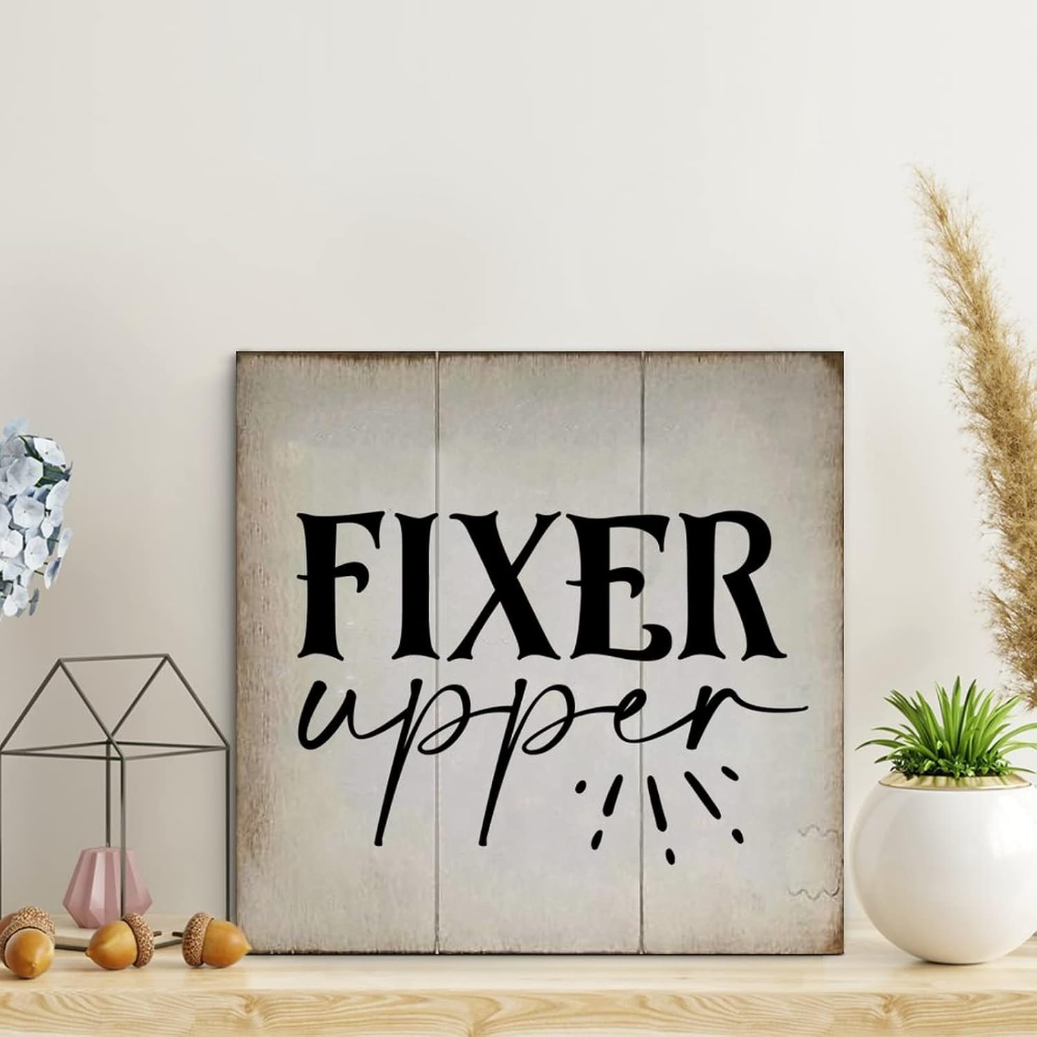 Wooden Pallet Sign Fixer Upper Wall Sign With Quotes Family Family Wall ...