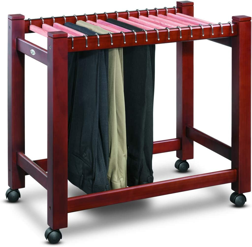 Wooden Pant Trolley/Trouser Rack - Walmart.com
