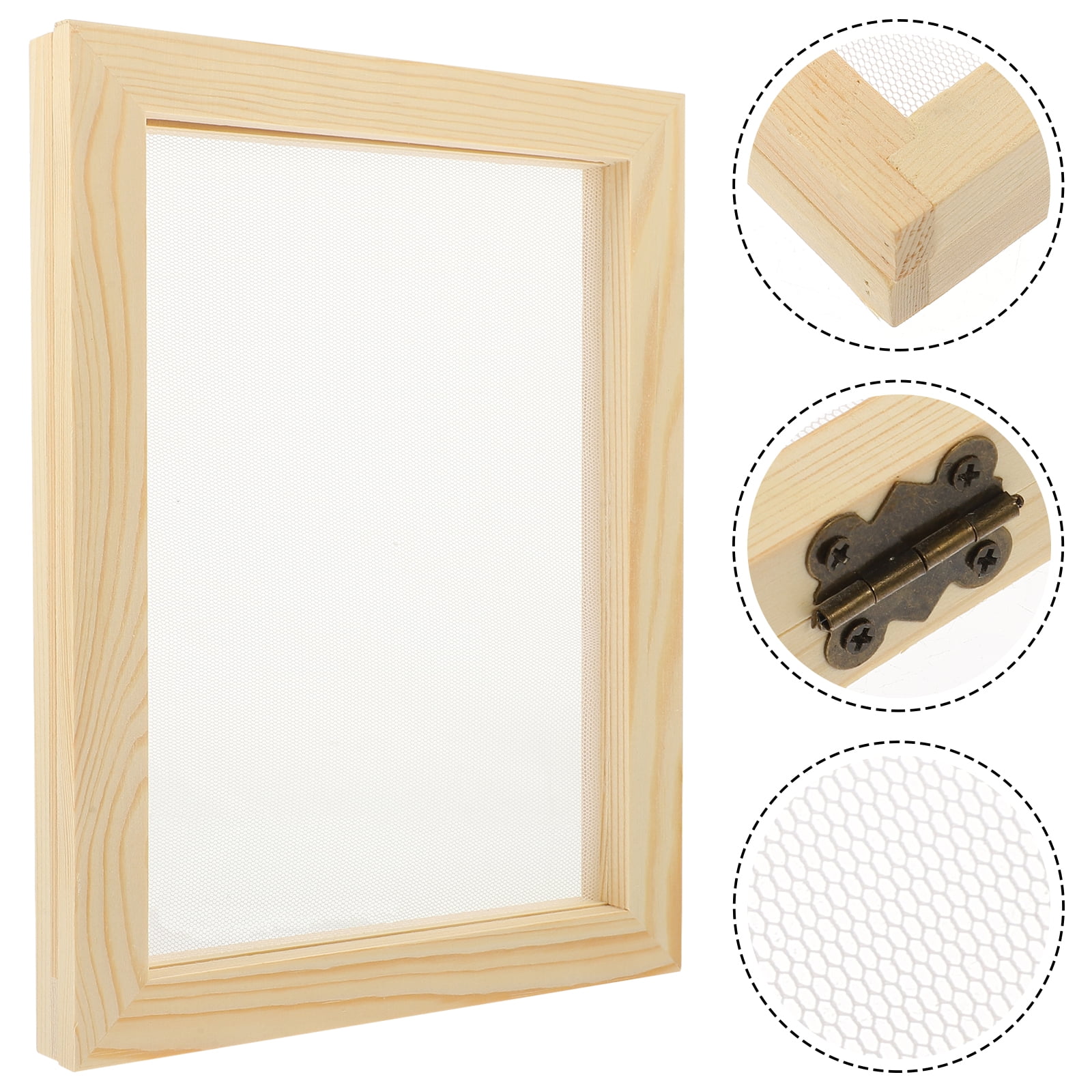 DIY Paper Making Frame with Durable Mesh for Kids Craft Projects Light ...