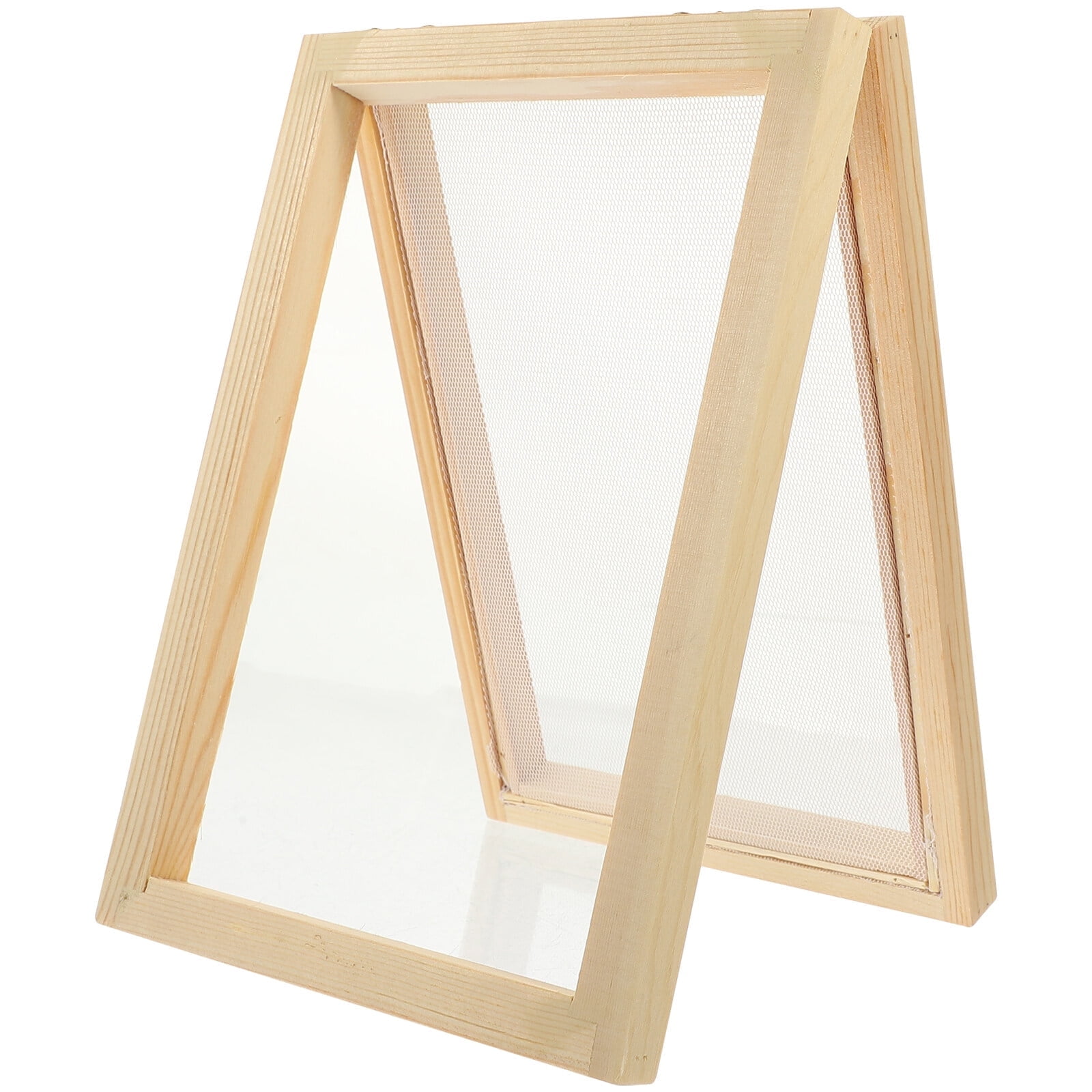Wooden Paper Making Frame Paper Making Mold DIY Frame Screen Mesh Tool ...