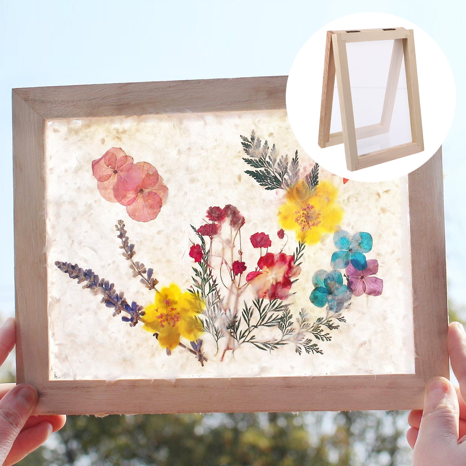 Wooden Paper Making Mould Papermaking Frame Screen for DIY Paper Making ...