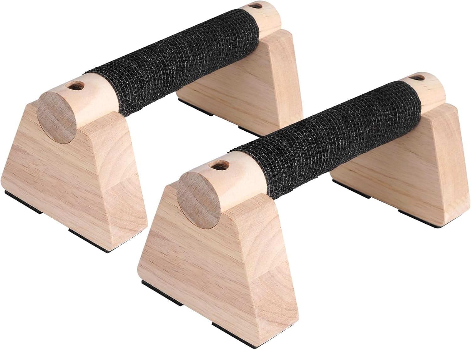 Wooden Parallettes Bars - 30CM Calisthenics Equipment for Handstand ...