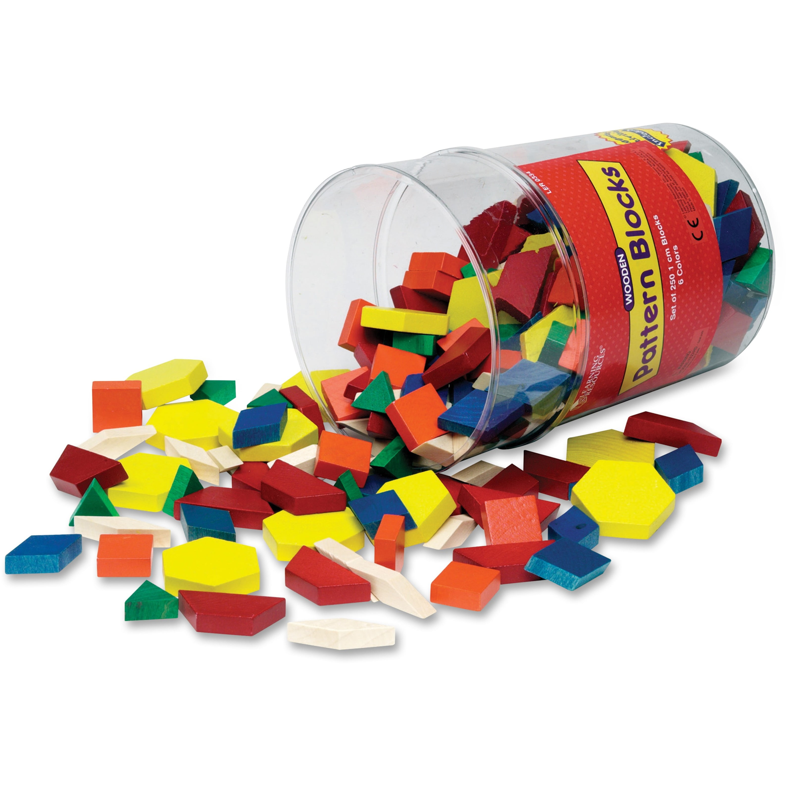 Pattern Blocks Wooden 1cm 250 Per Pack Walmart