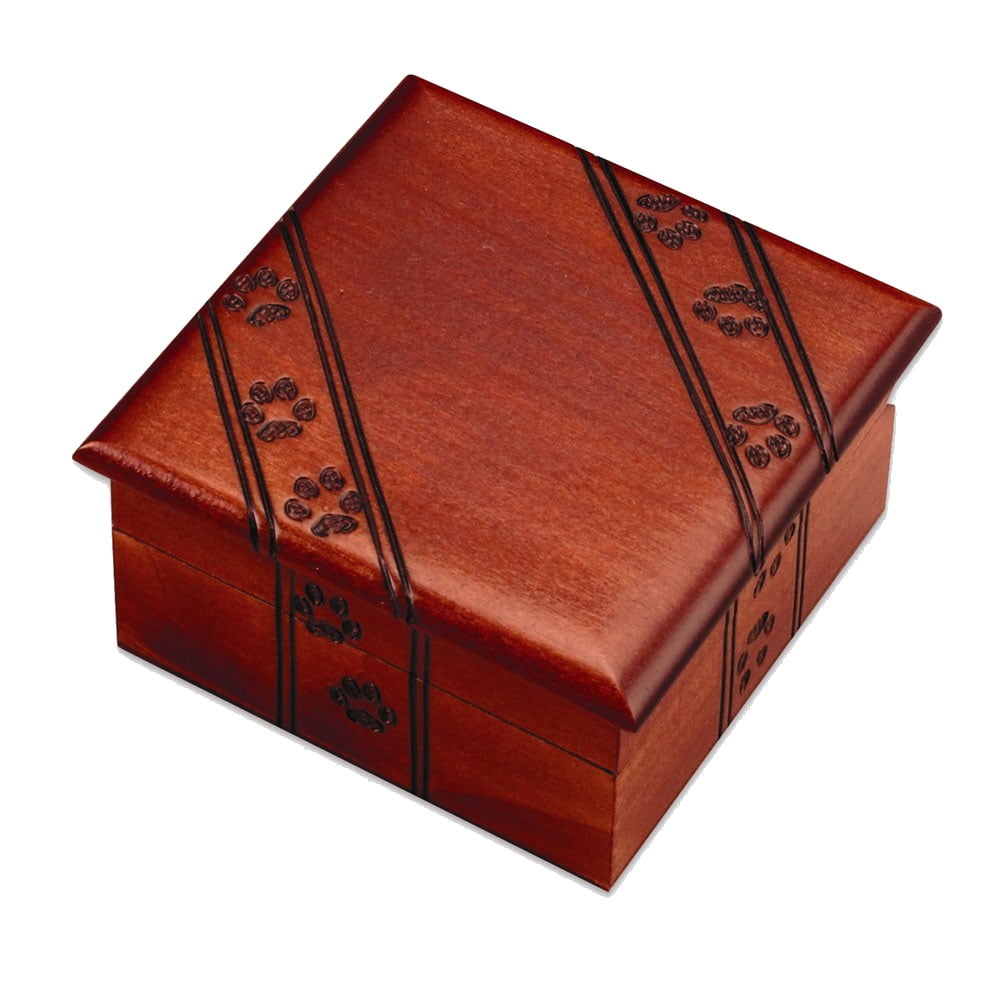 Wooden Paw Prints Box - Walmart.com