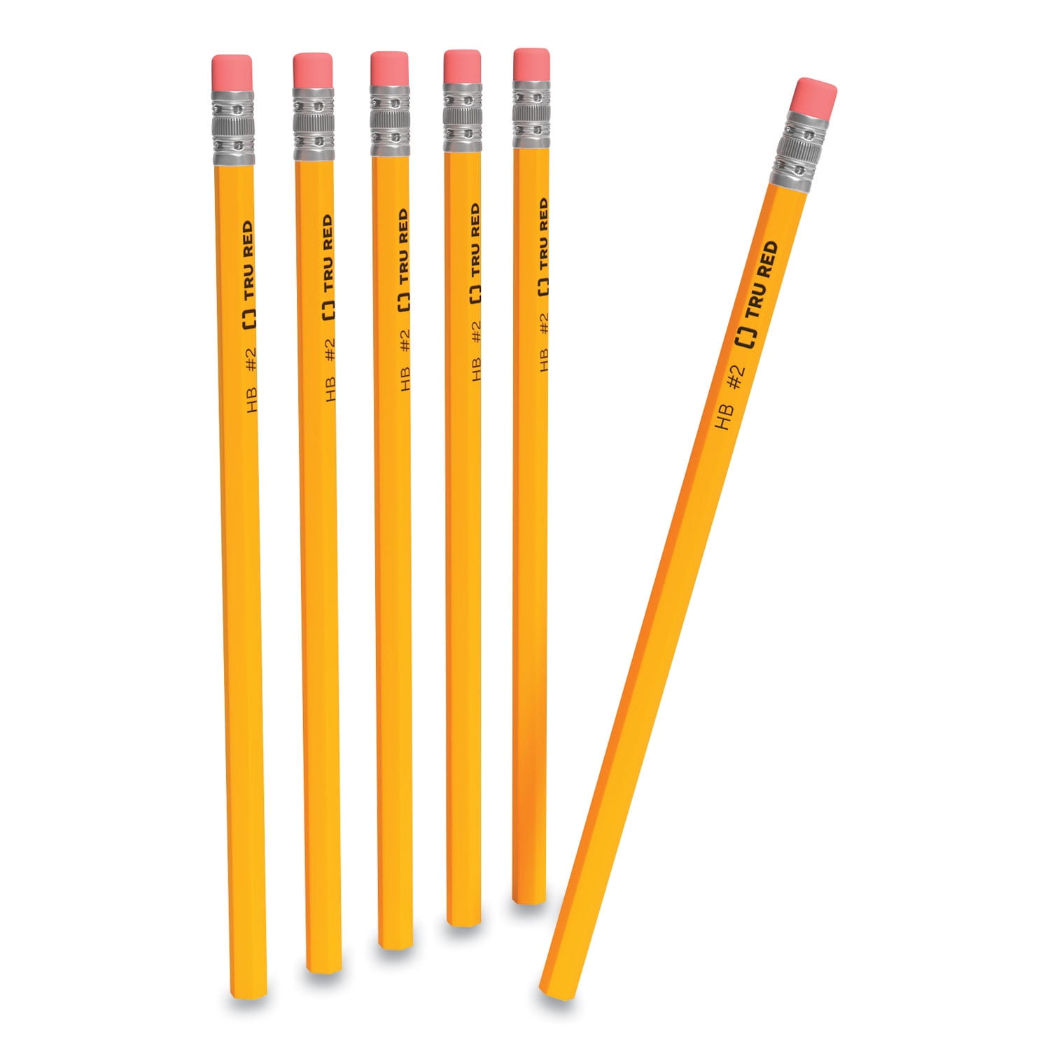 Wooden Pencil HB #2 Black Lead Yellow Barrel 72/Pack ST62810CC ...