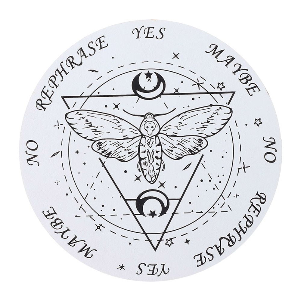 Wooden Pendulum Board with Stars Sun and Moon for Divination Message ...