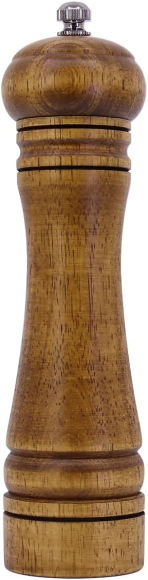 Wooden Pepper Grinder Pepper Mill, Coarseness Adjustable Peppermill ...