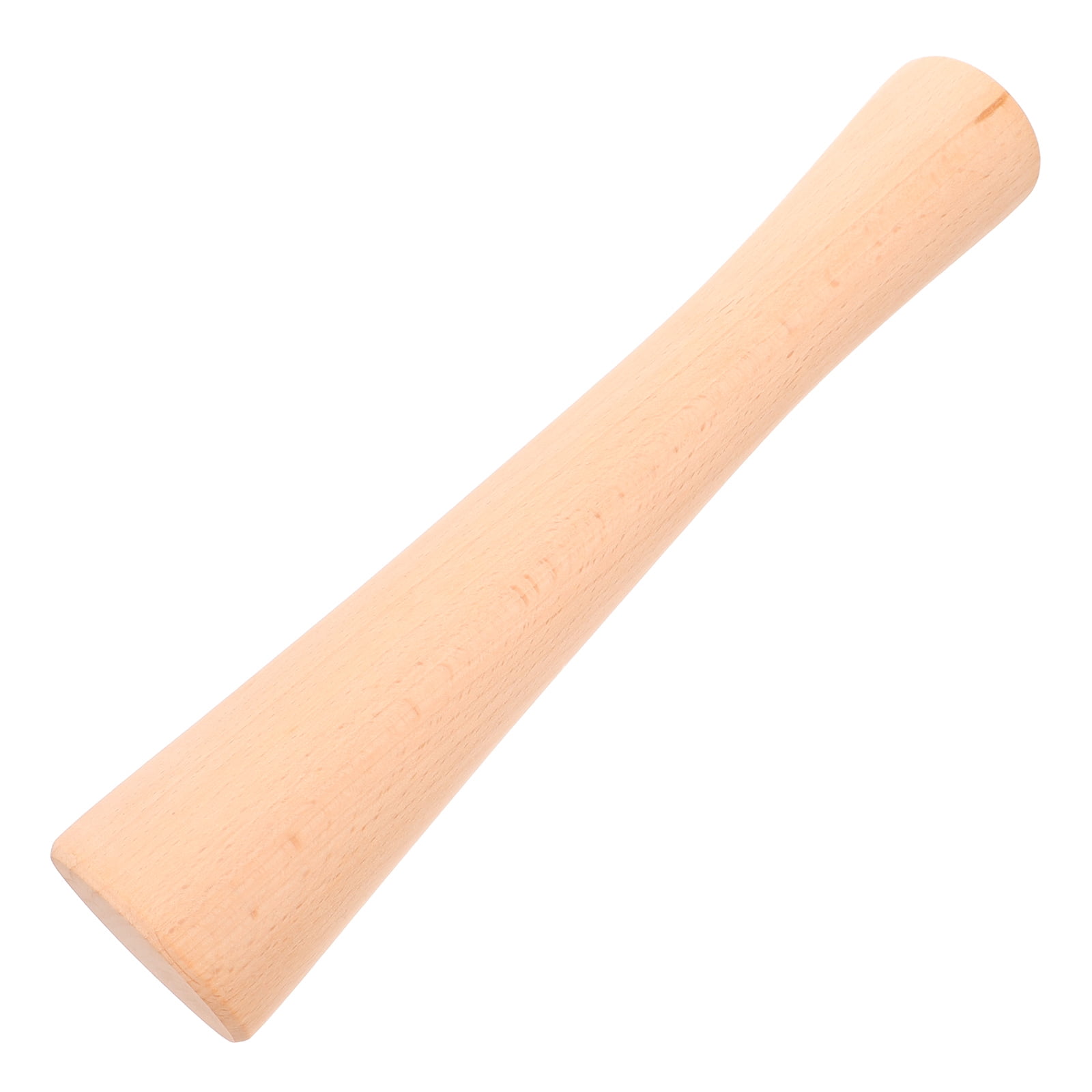 SILENRADAWN Food Muddle Grinding Rod Wooden Khaki 1Pcs 11.8X2.4X2.4In ...