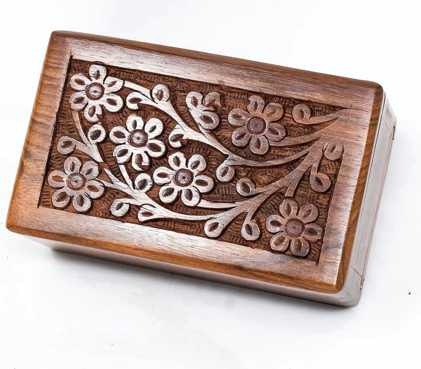 Wooden Pet Cremation Urn Box – Small Memorial Ashes Box for Dogs & Cats ...