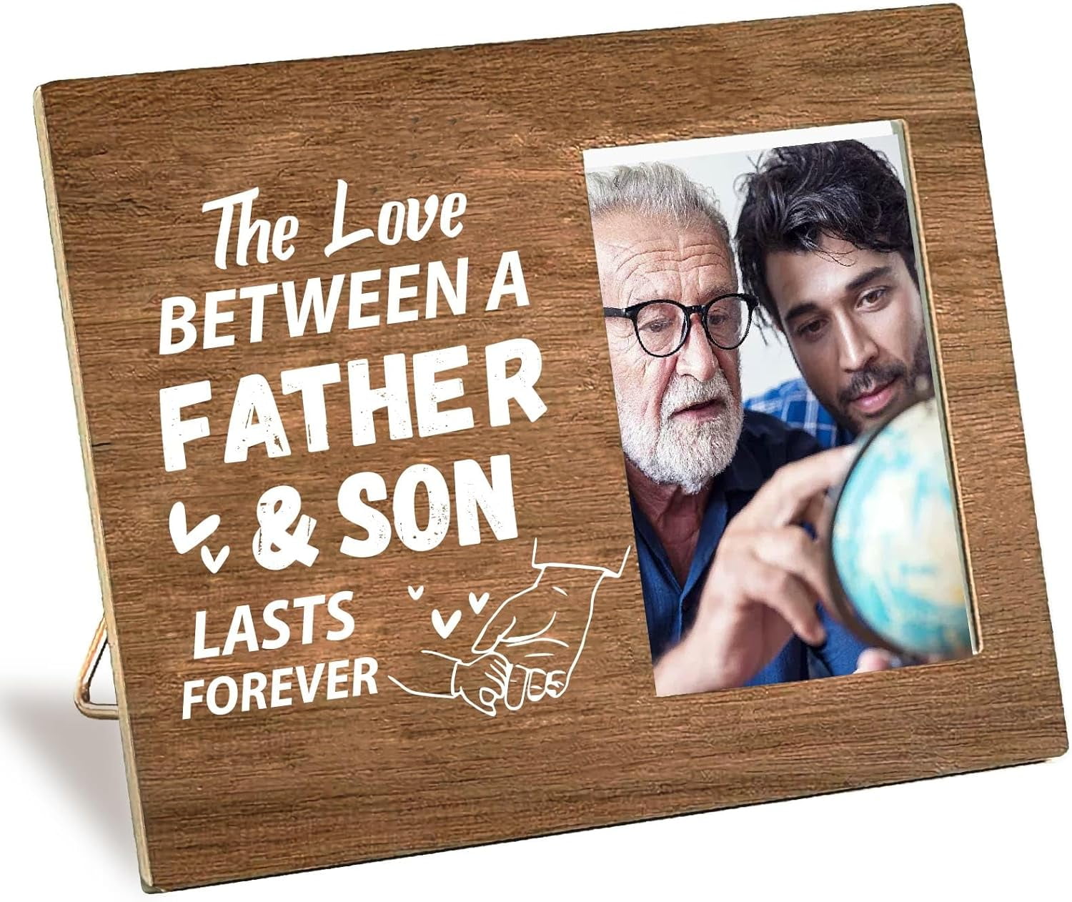 Wooden Photo Frame 4 x 6 Standing Wall Mounted Vintage Decor Picture ...