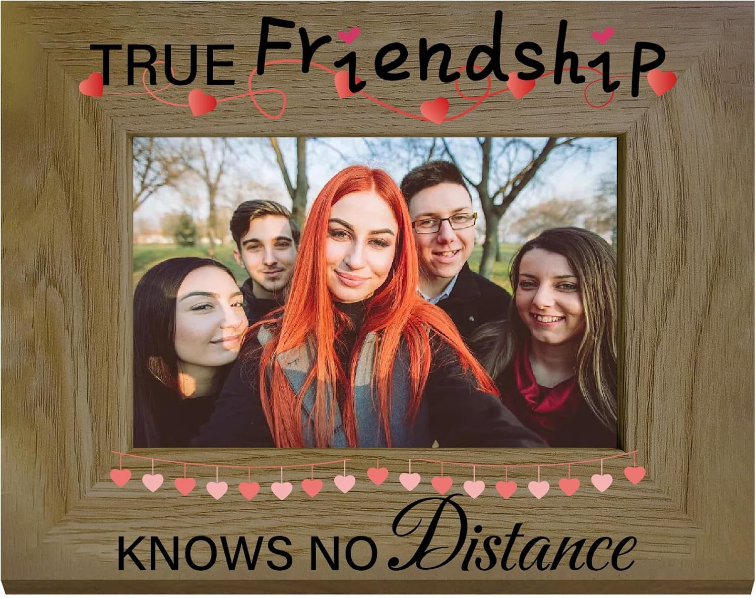 Wooden Photo Frame 4 x 6 Standing Wall Mounted Vintage Desktop Wall ...